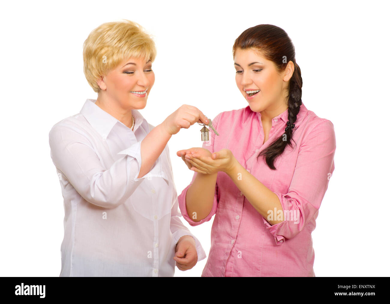 Present love senior woman Cut Out Stock Images & Pictures - Alamy