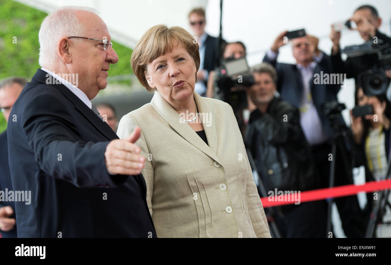 Berlin, Germany. 12th May, 2015. German Chancellor Angela Merkel ...