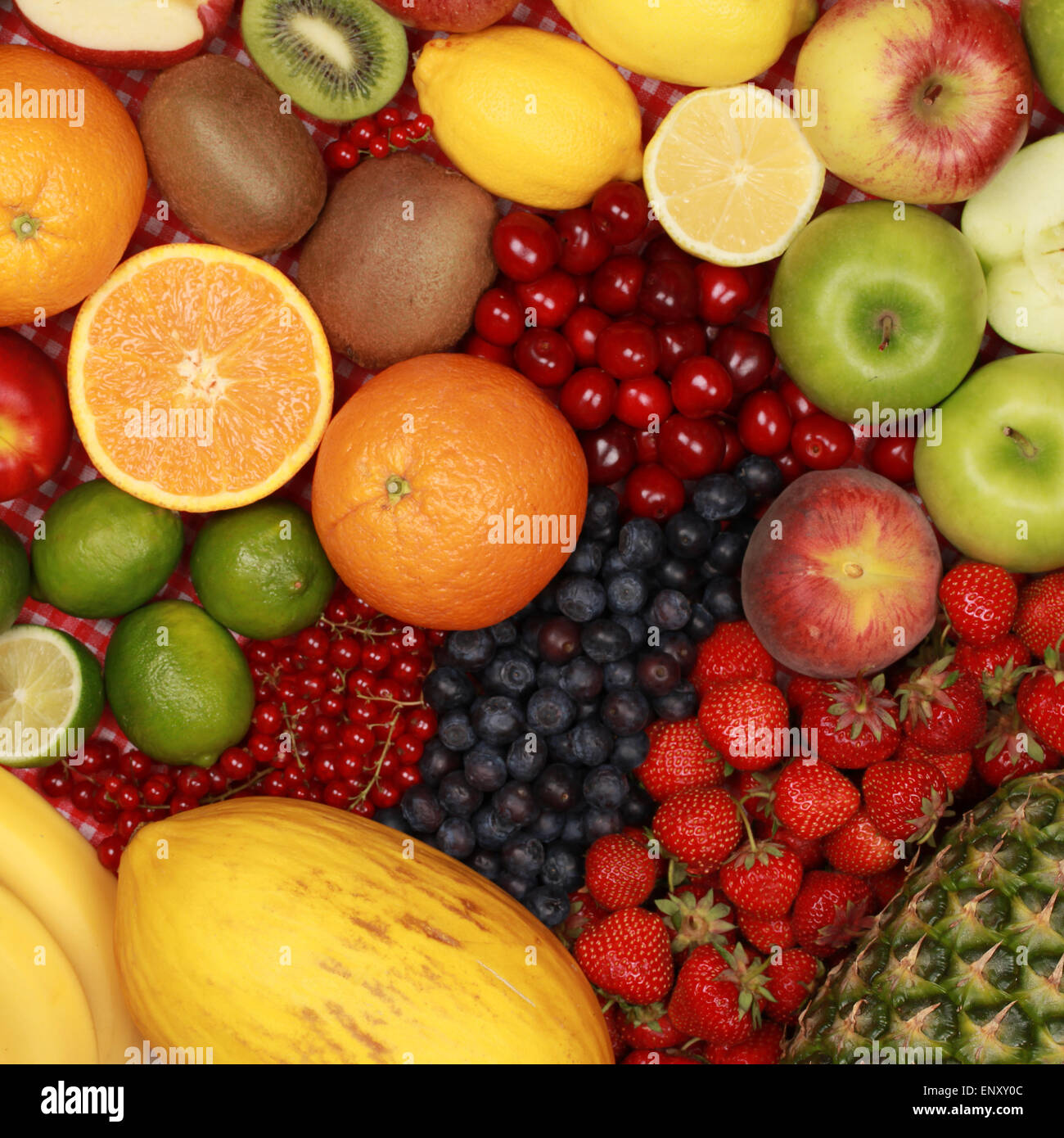 Früchte und Obst Stock Photo - Alamy