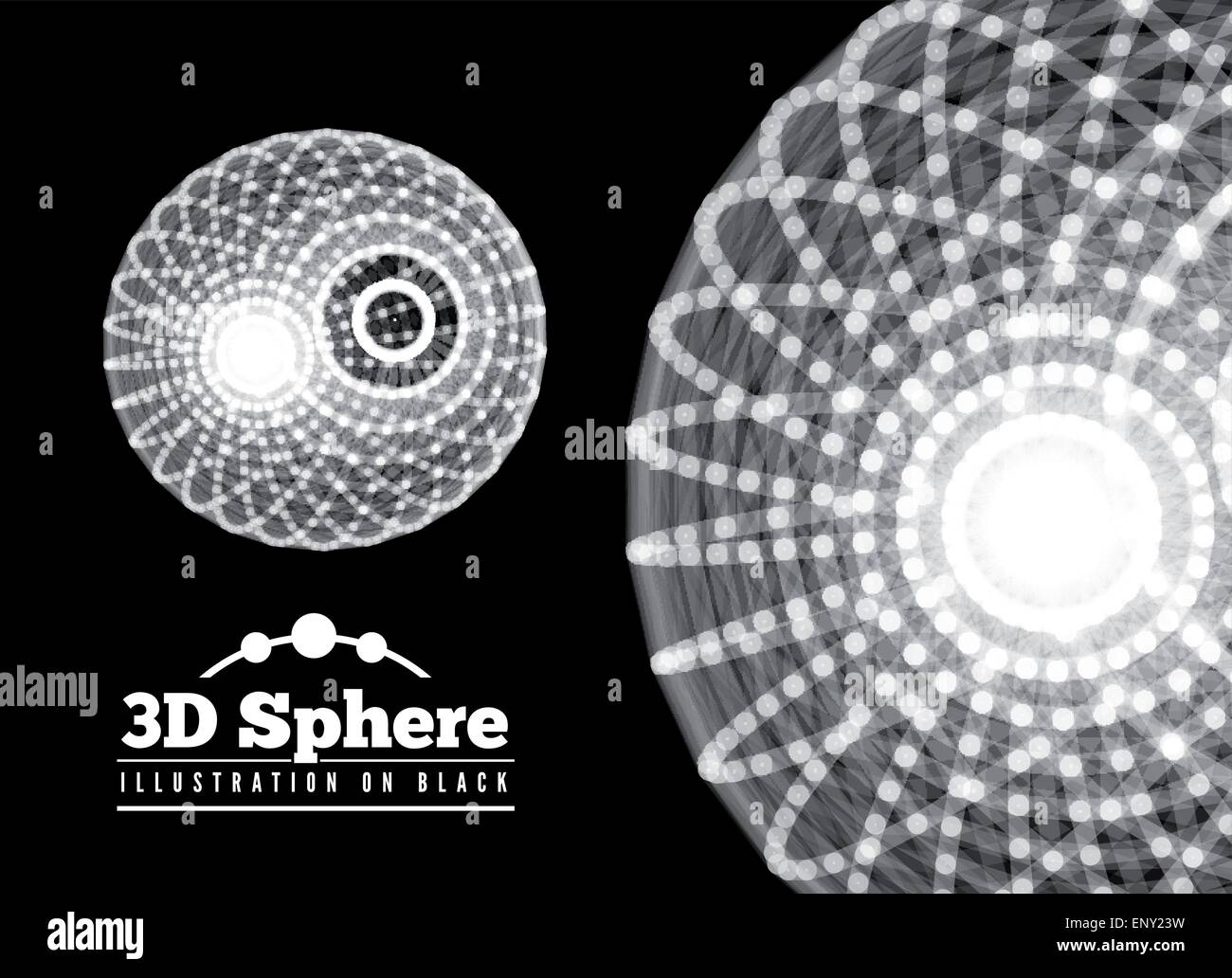 3d polygon mesh sphere hi-res stock photography and images - Alamy