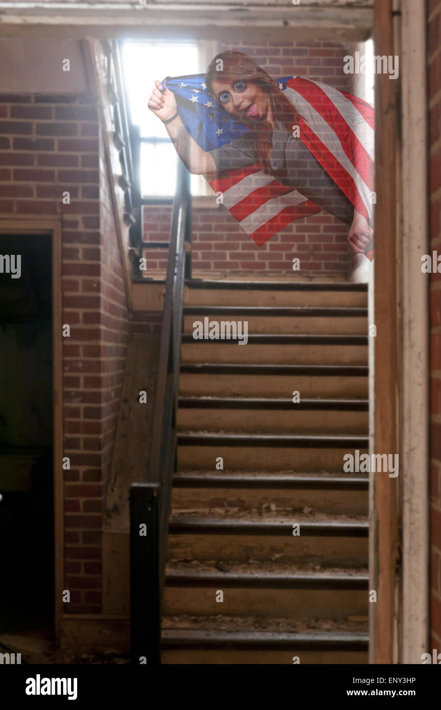 Woman dead stairs hi-res stock photography and images - Alamy