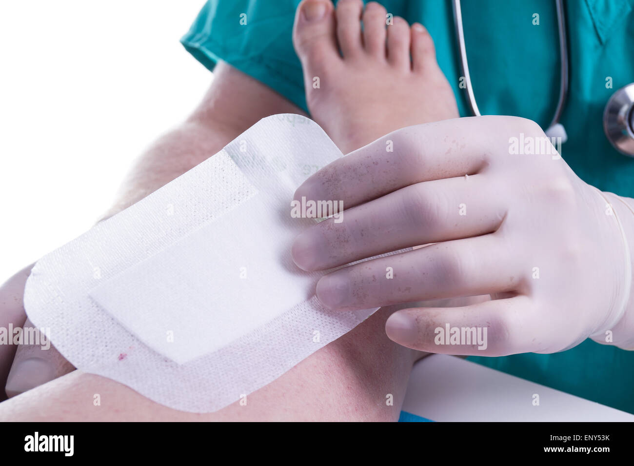 Nurse Leg Wound High Resolution Stock Photography and Images - Alamy