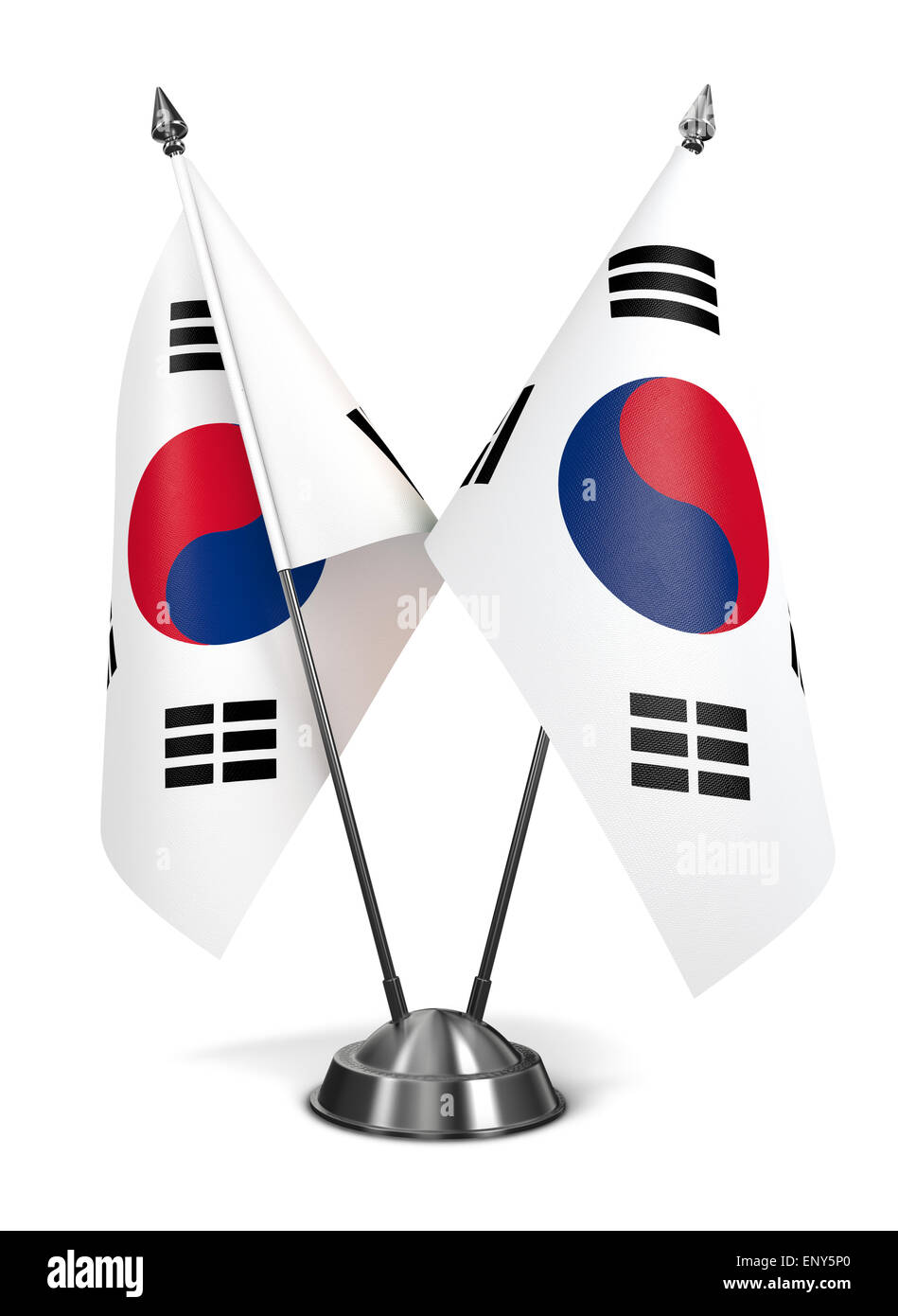 South Korea - Miniature Flags Stock Photo - Alamy