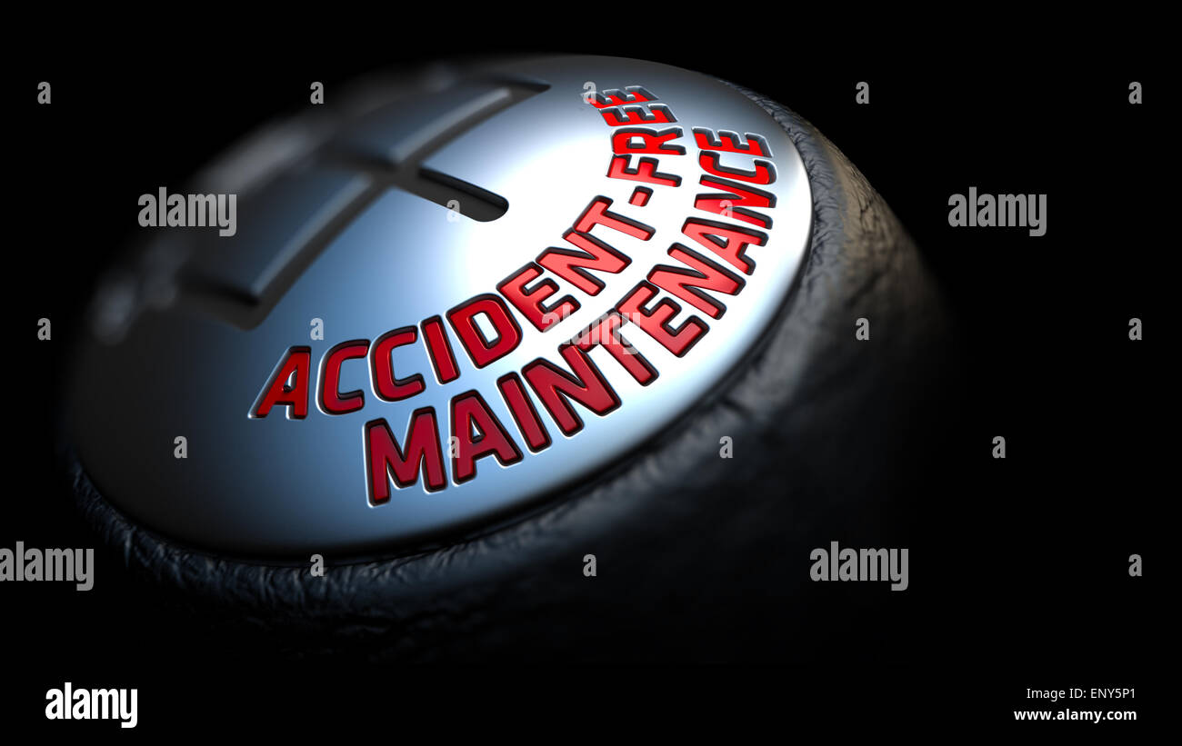 Accident-Free Maintenance on Gear Shift Stock Photo - Alamy
