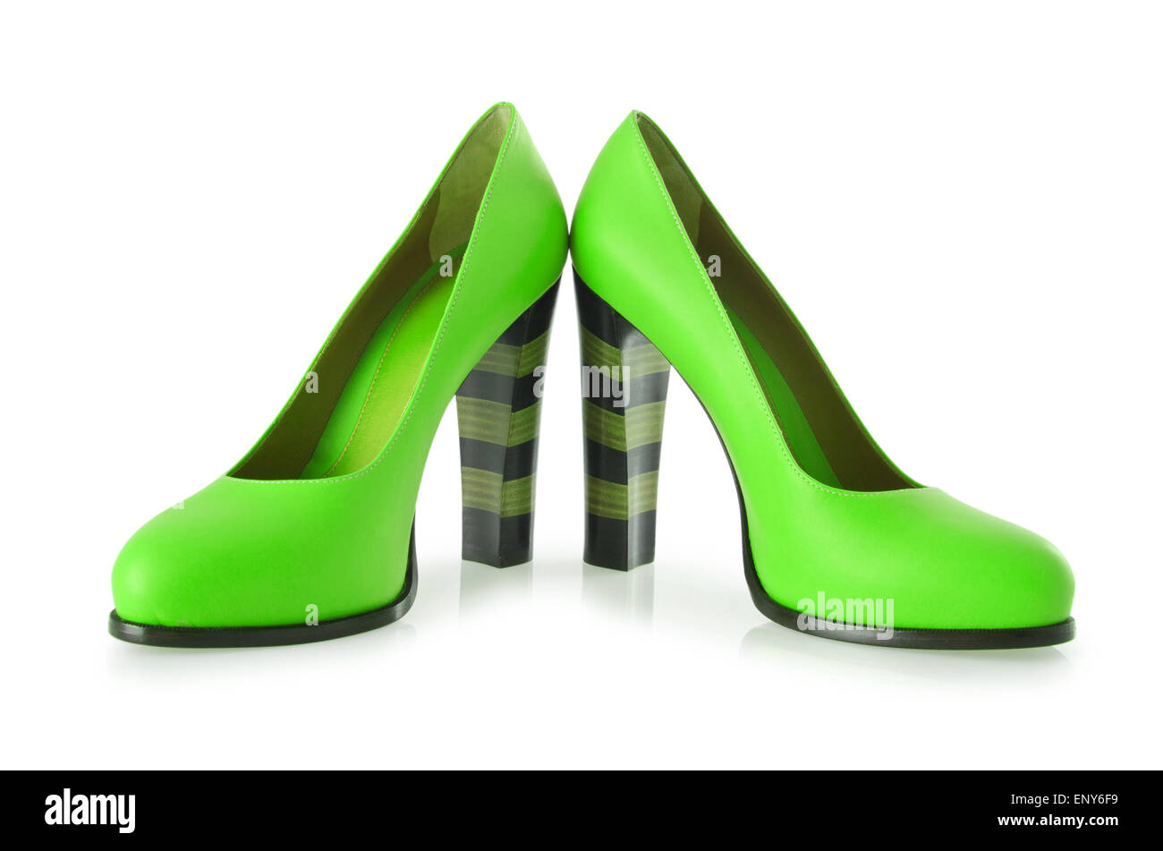 Woman shoes isolated on white Stock Photo - Alamy