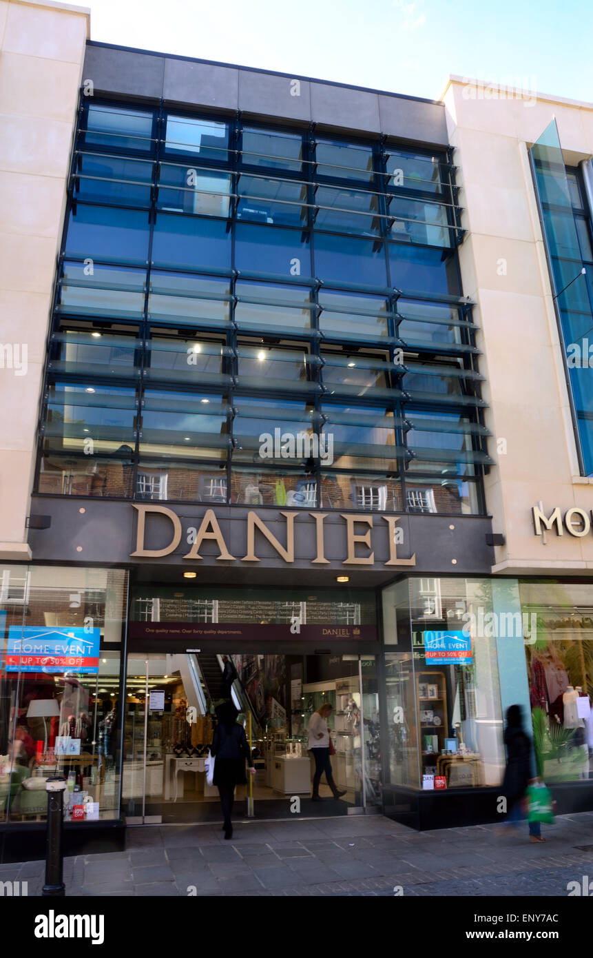 A view of Daniel's Department store in Peascod Street in Windsor ...
