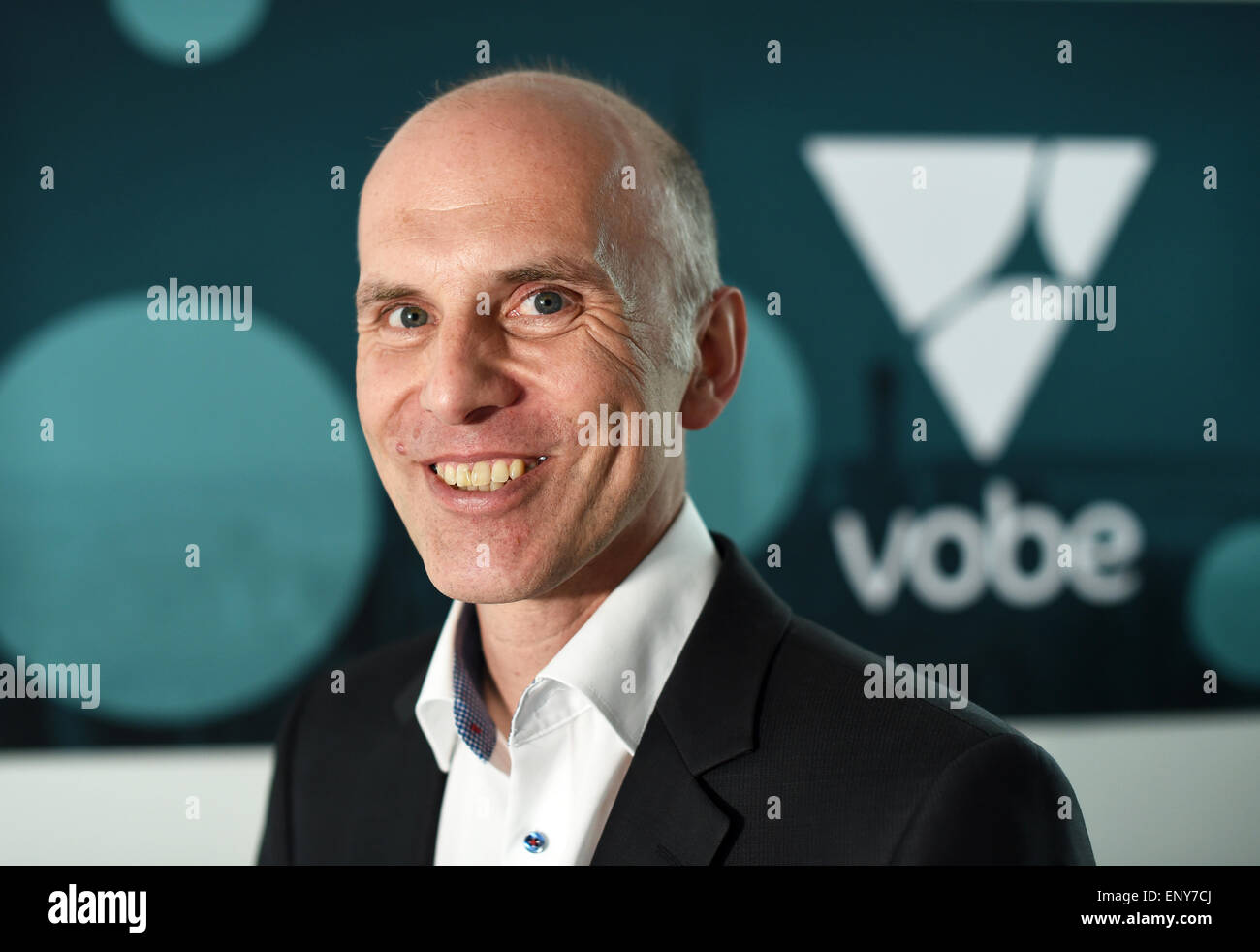 Berlin, Germany. 29th Apr, 2015. Michel Lindenberg, CEO of StayFriends ...