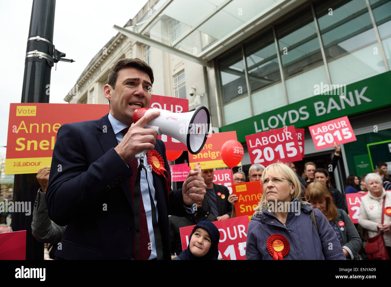 Andy Burnham Labour MP Shadow Health Minister in Swindon on the ...