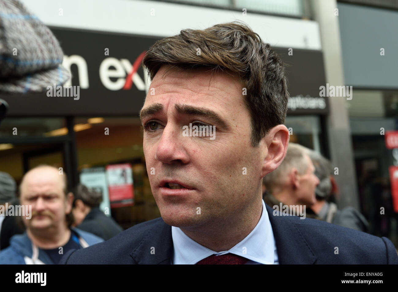 Andy Burnham Labour MP Shadow Health Minister election campaign in ...