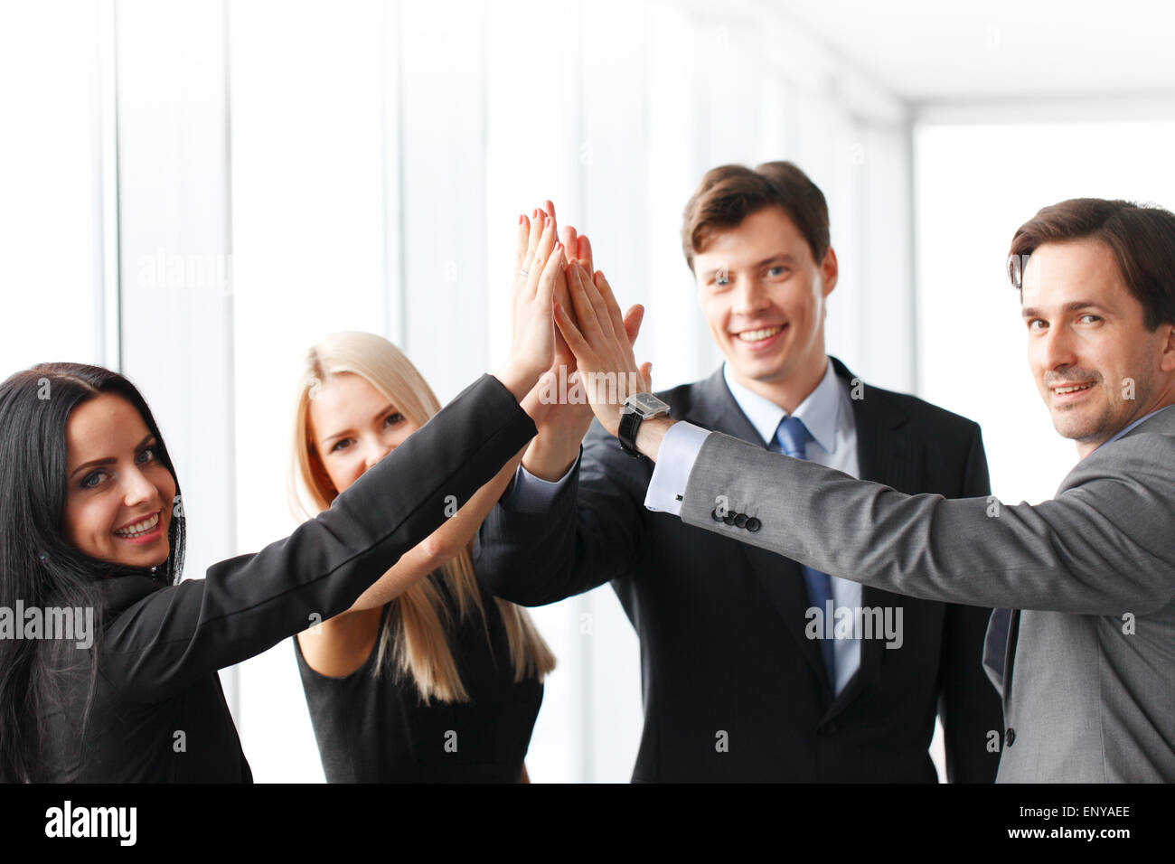 Highfive hands hi-res stock photography and images - Alamy