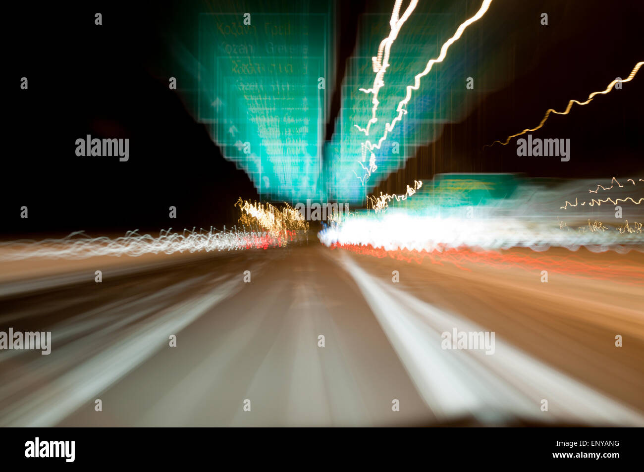 Speed on the highway Stock Photo - Alamy