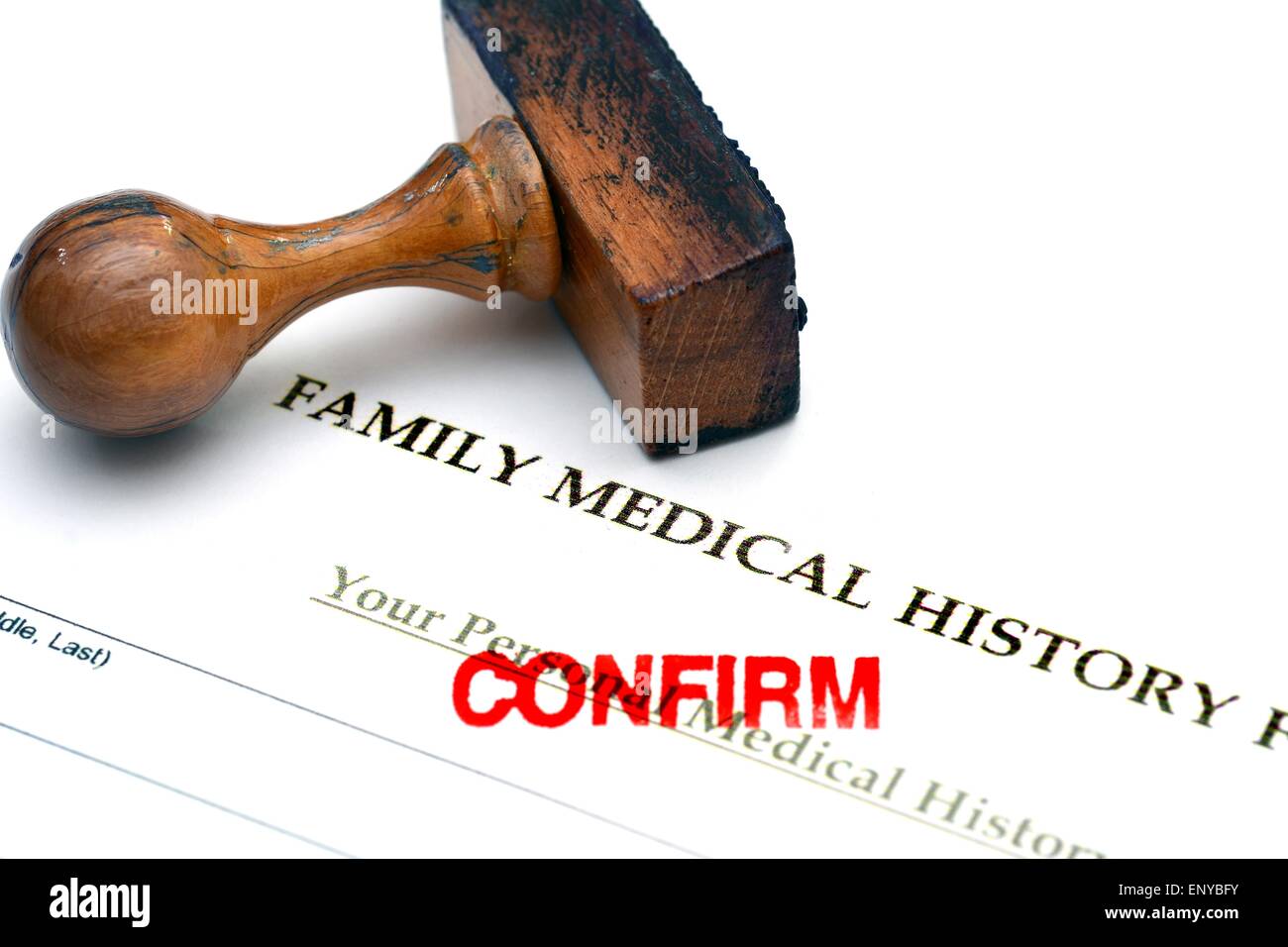 Family medical history Stock Photo - Alamy