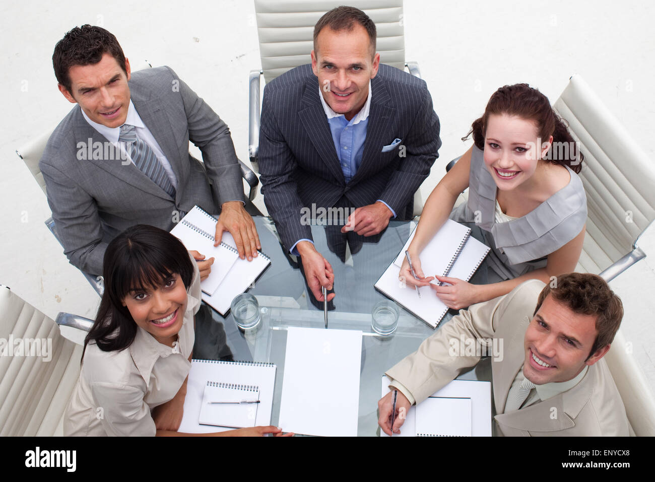Business team working together in an office Stock Photo - Alamy