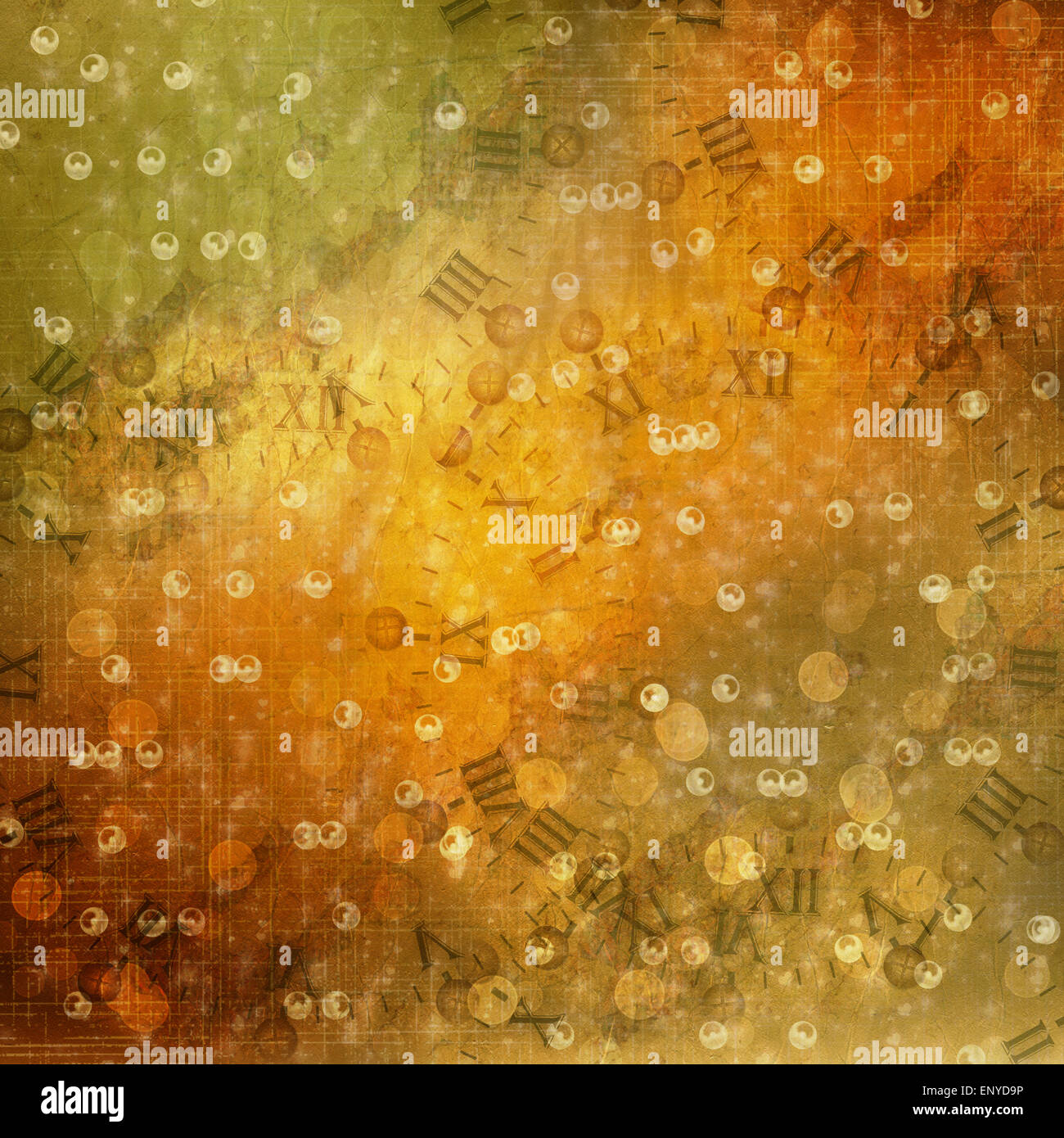 Abstract ancient background in scrapbooking style with gold ornamentat ...