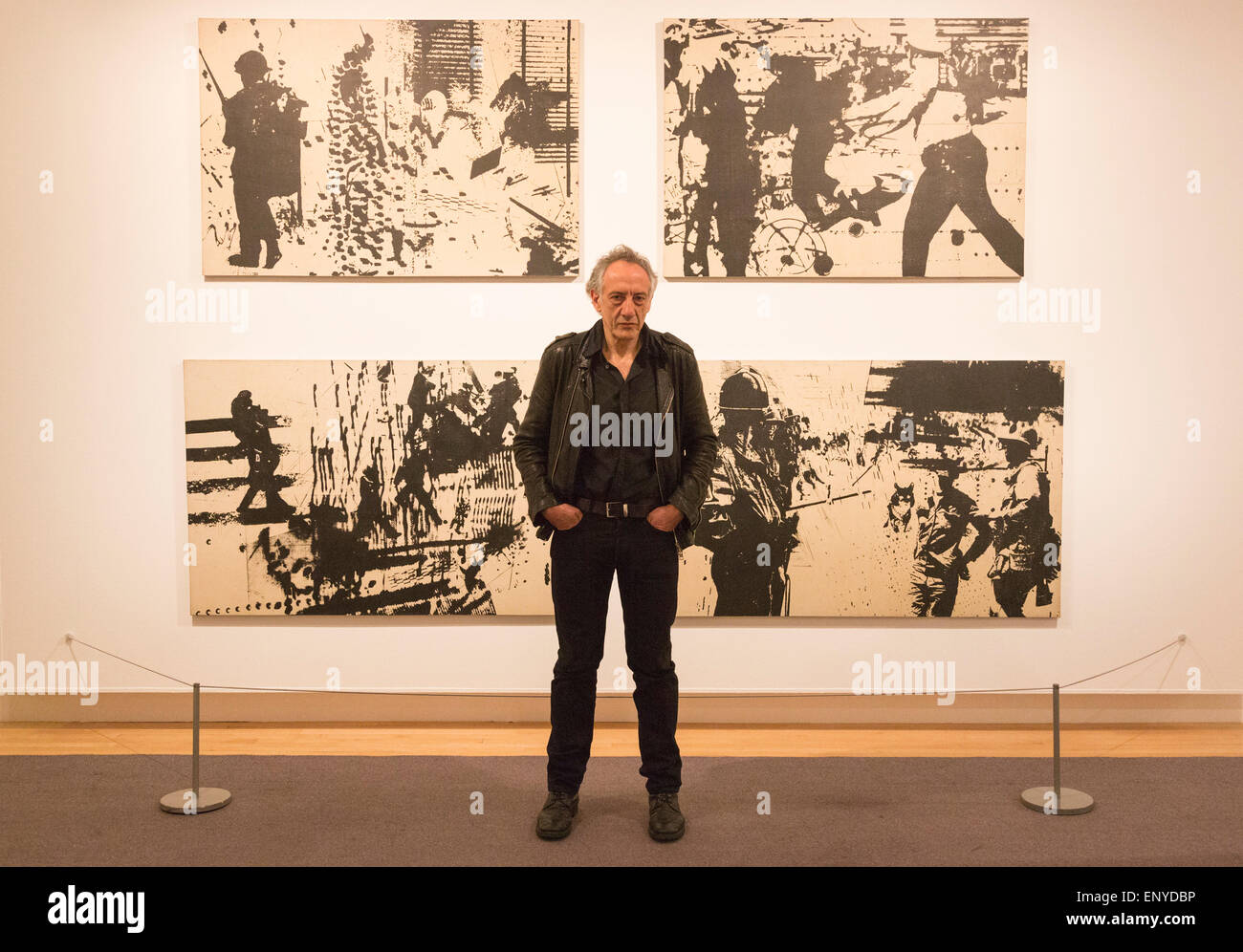 London, UK. 12 May 2015. Pictured: artist Peter Kennard (born 1949 ...