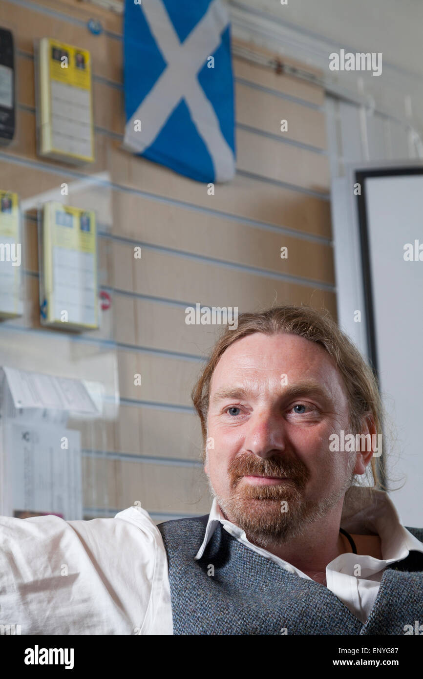 Chris Law, MP, the successful SNP candidate for Dundee West in his ...