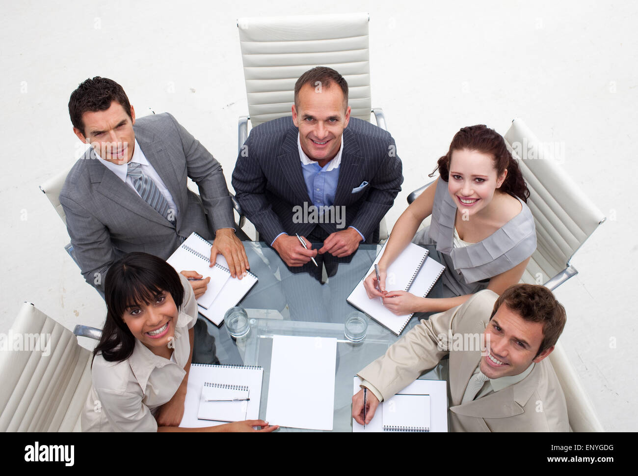 Business team working together in an office Stock Photo - Alamy