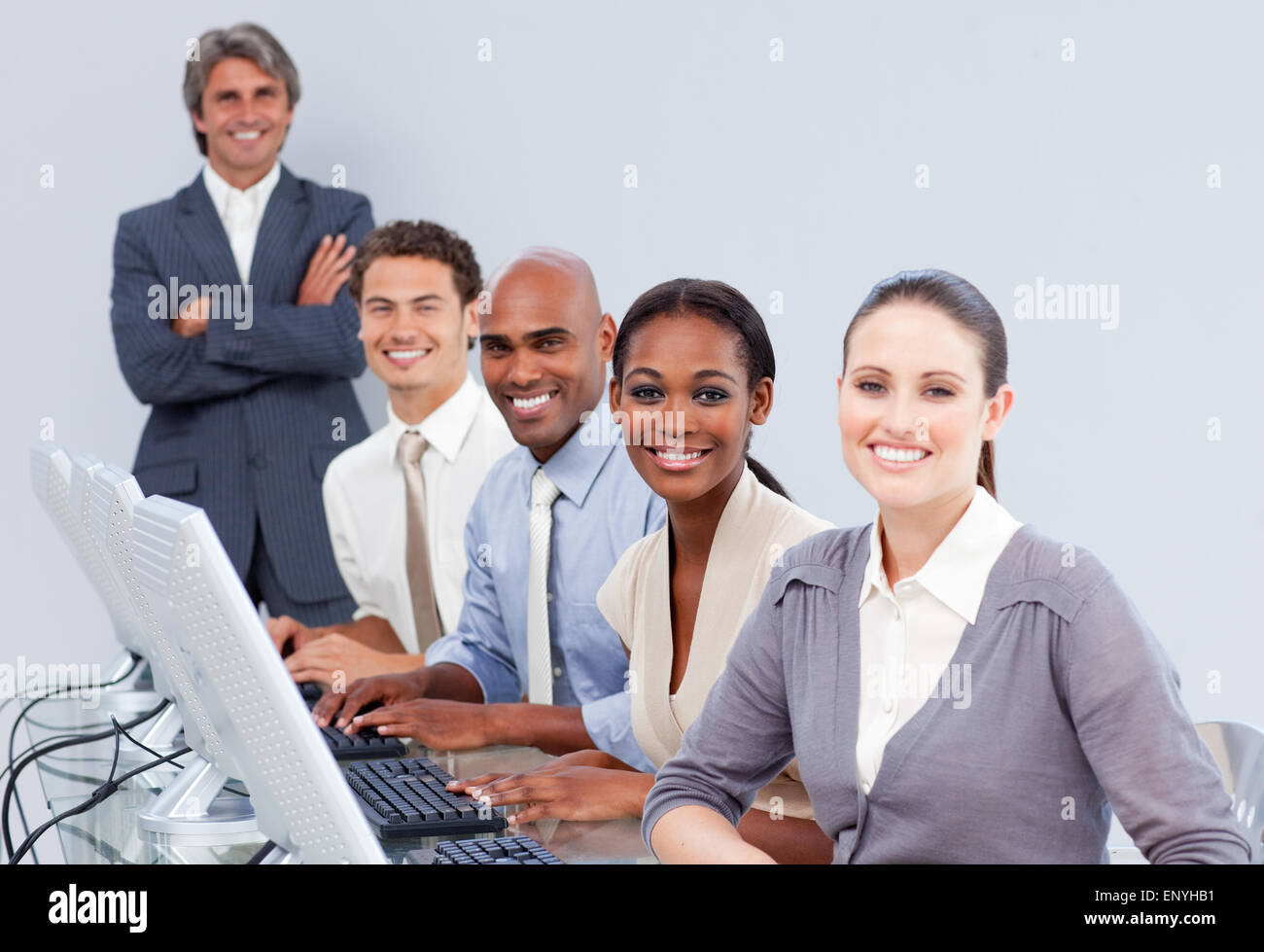 Call center representatives hi-res stock photography and images - Alamy