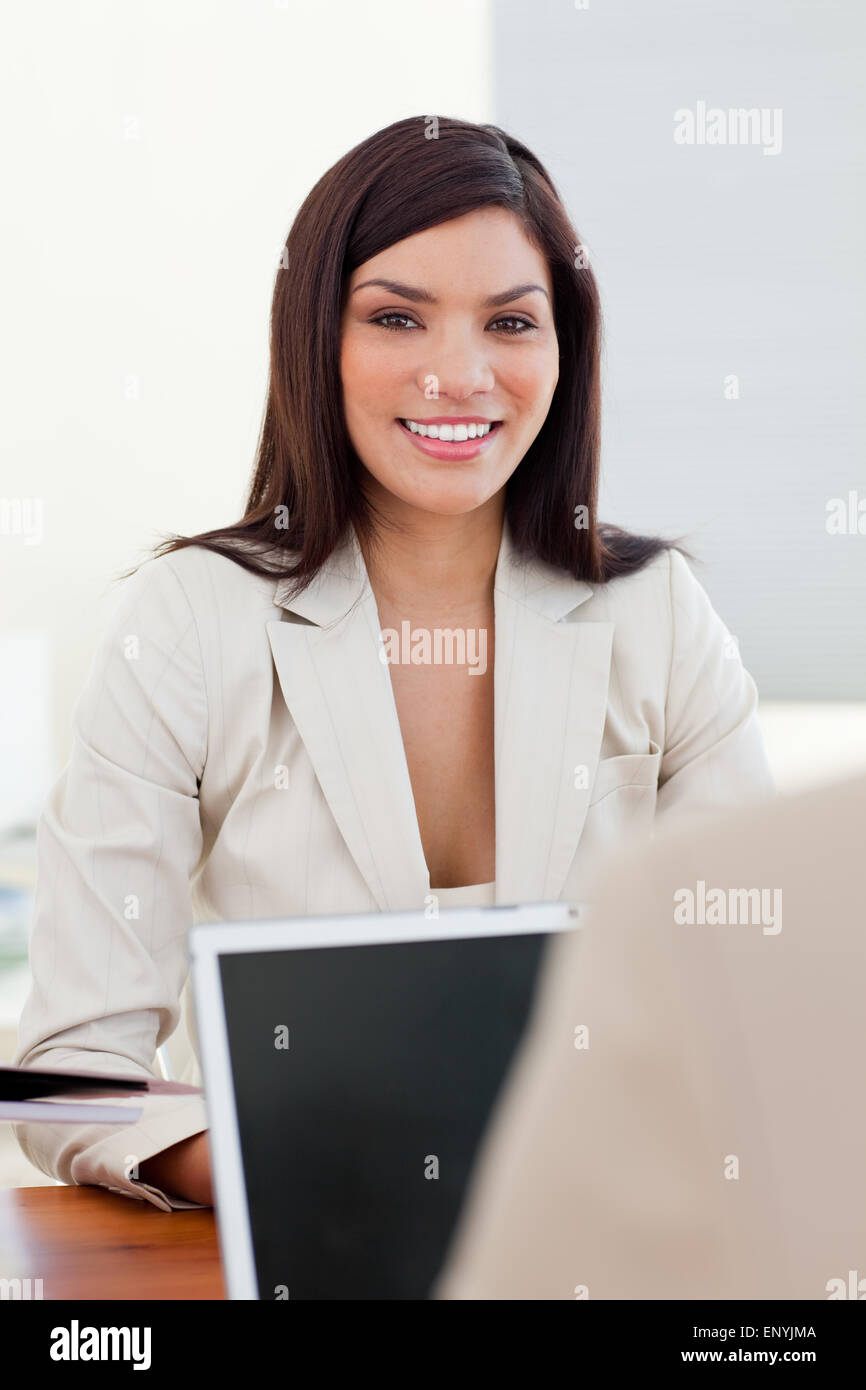 Portrait of a confident female executive Stock Photo - Alamy