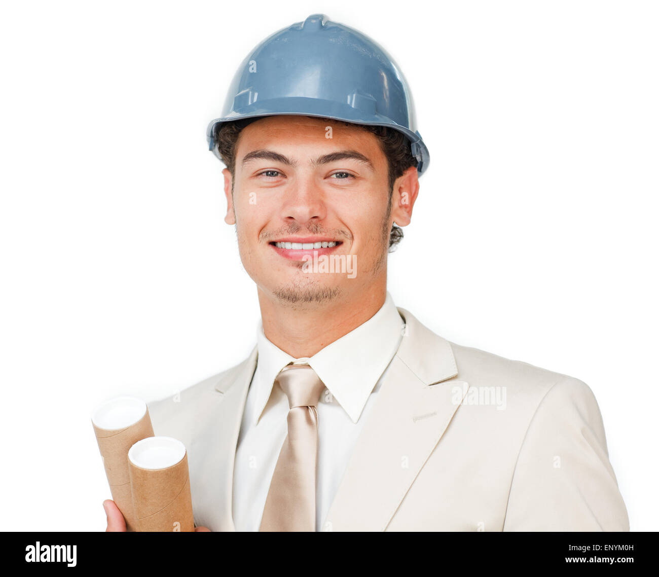 Charismatic young male architect Stock Photo - Alamy