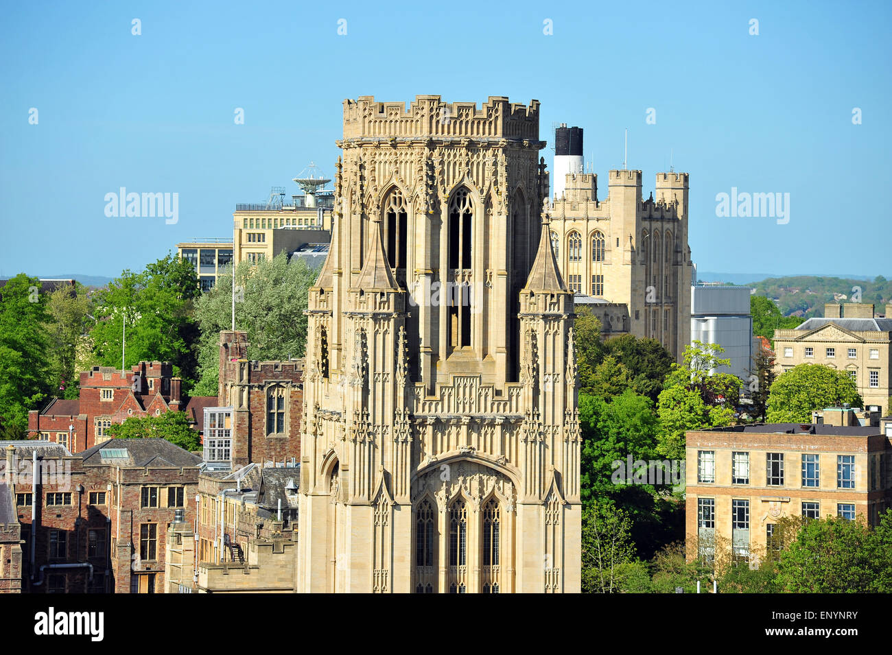 Wills memorial building tower hi-res stock photography and images - Alamy