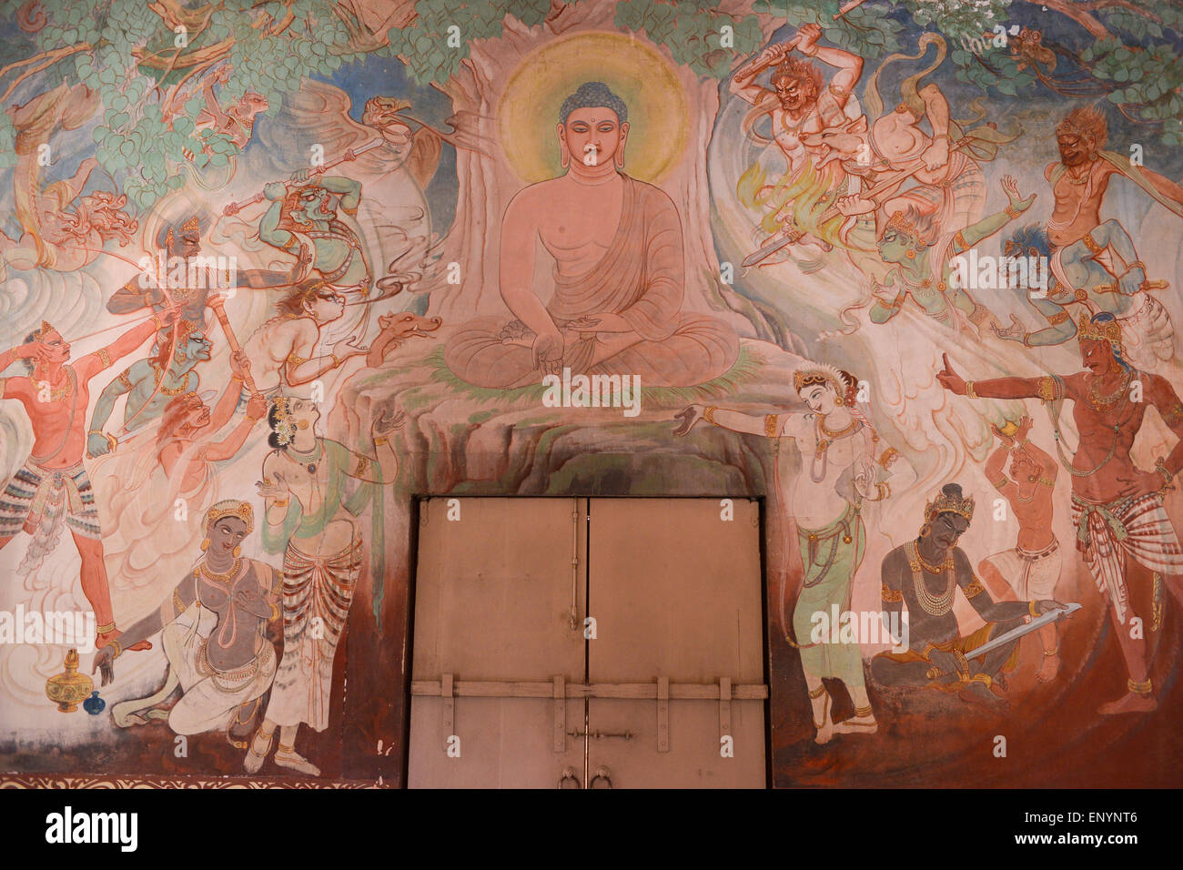 Sarnath, a Buddhist holy place where the Buddha taught for the first ...