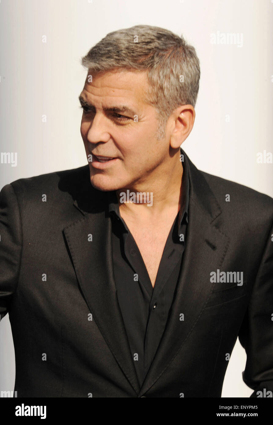 GEORGE CLOONEY US film actor in May 2015. Photo Jeffrey Mayer Stock ...