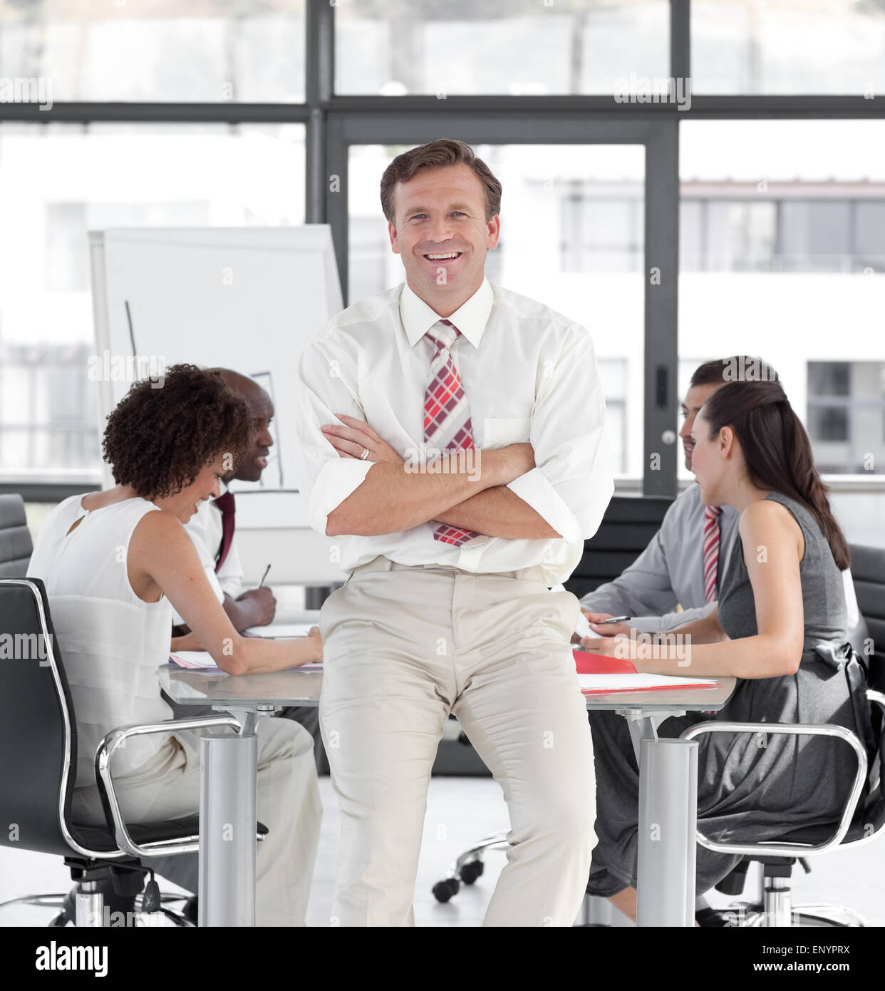 Professional businessman led team hi-res stock photography and images ...