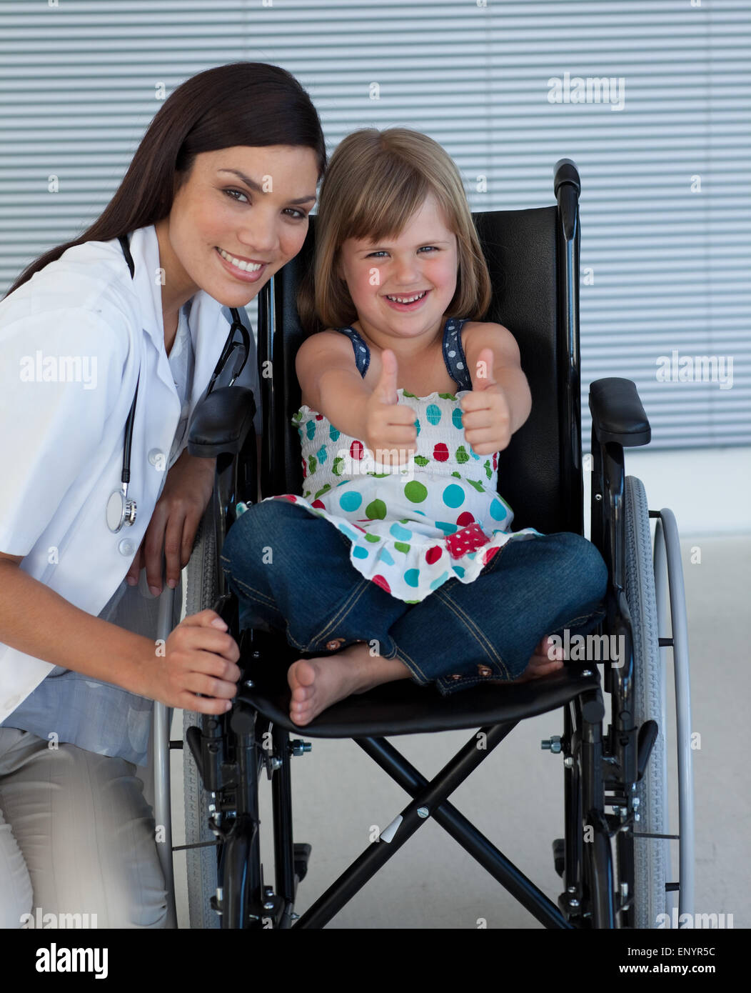 Wheelchair Little Girl