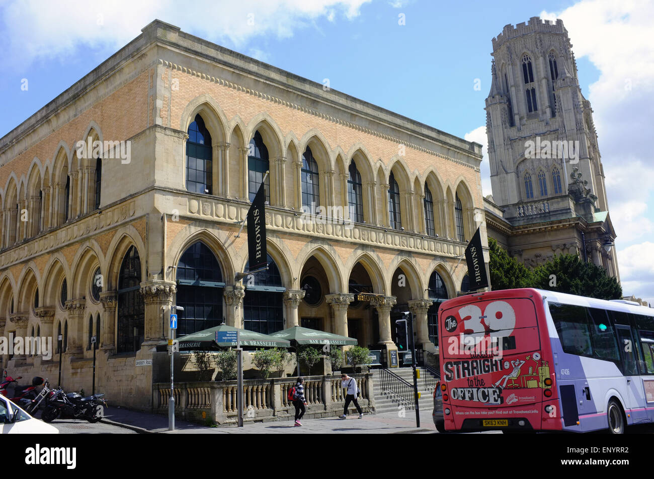 The Wills Memorial Building in Bristol Stock Photo - Alamy