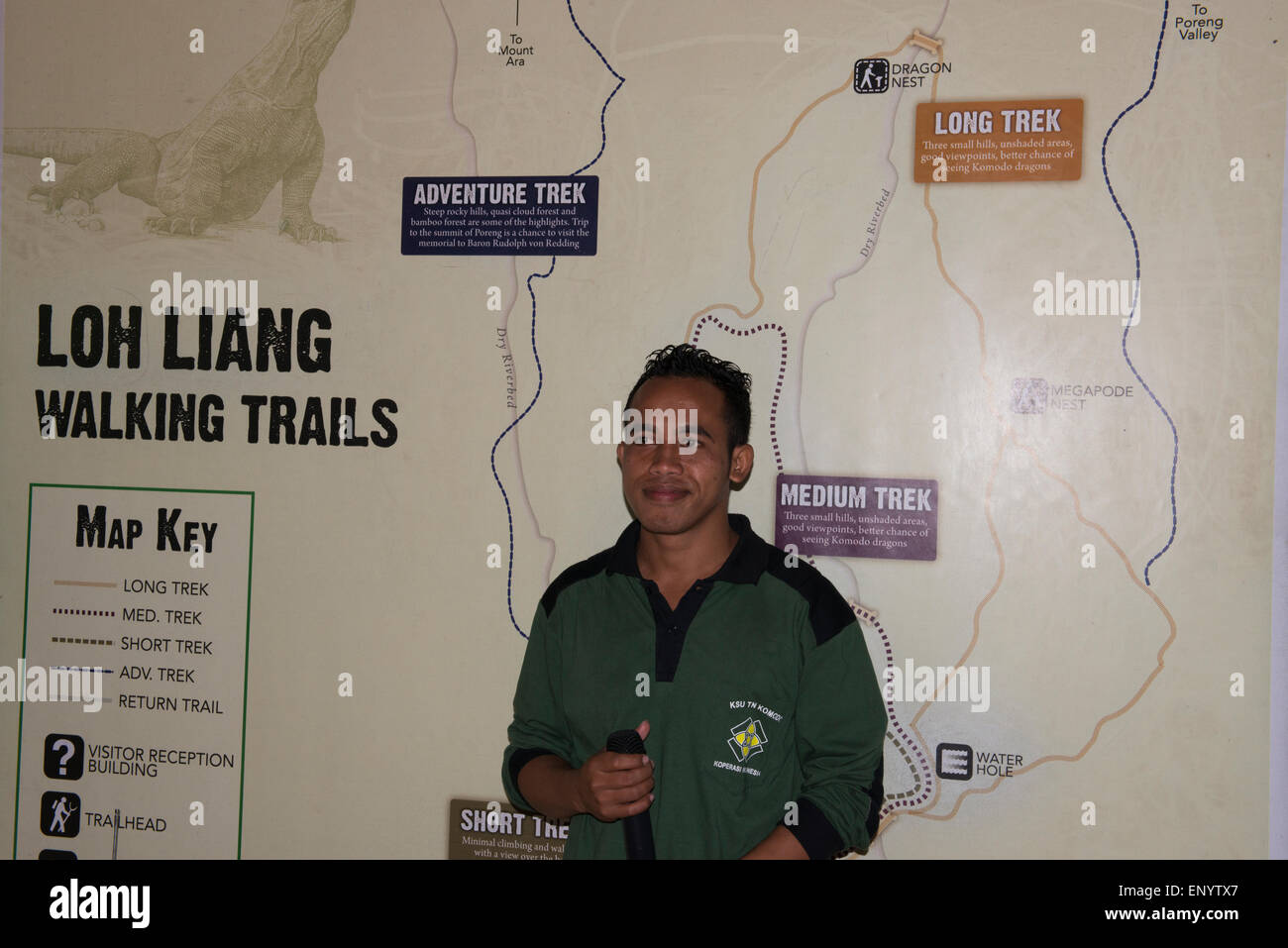 Indonesia, Komodo Island. Komodo National Park, UNESCO World Heritage ...