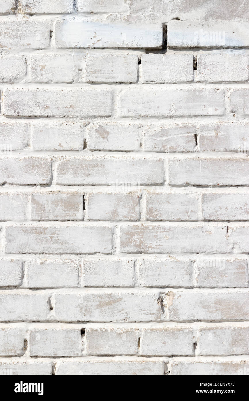 Background texture of a old white brick wall Stock Photo - Alamy