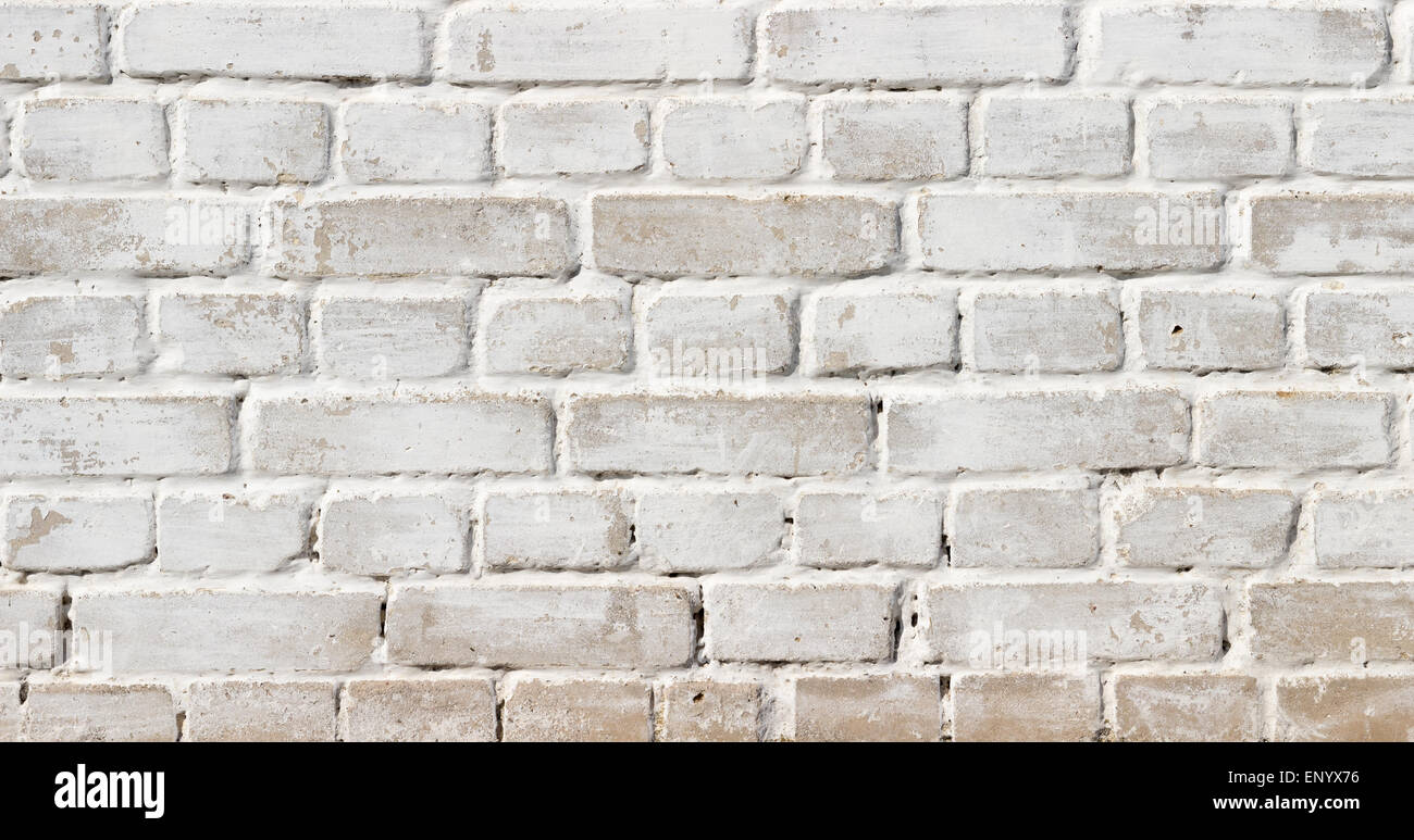 Background texture of a old white brick wall Stock Photo - Alamy