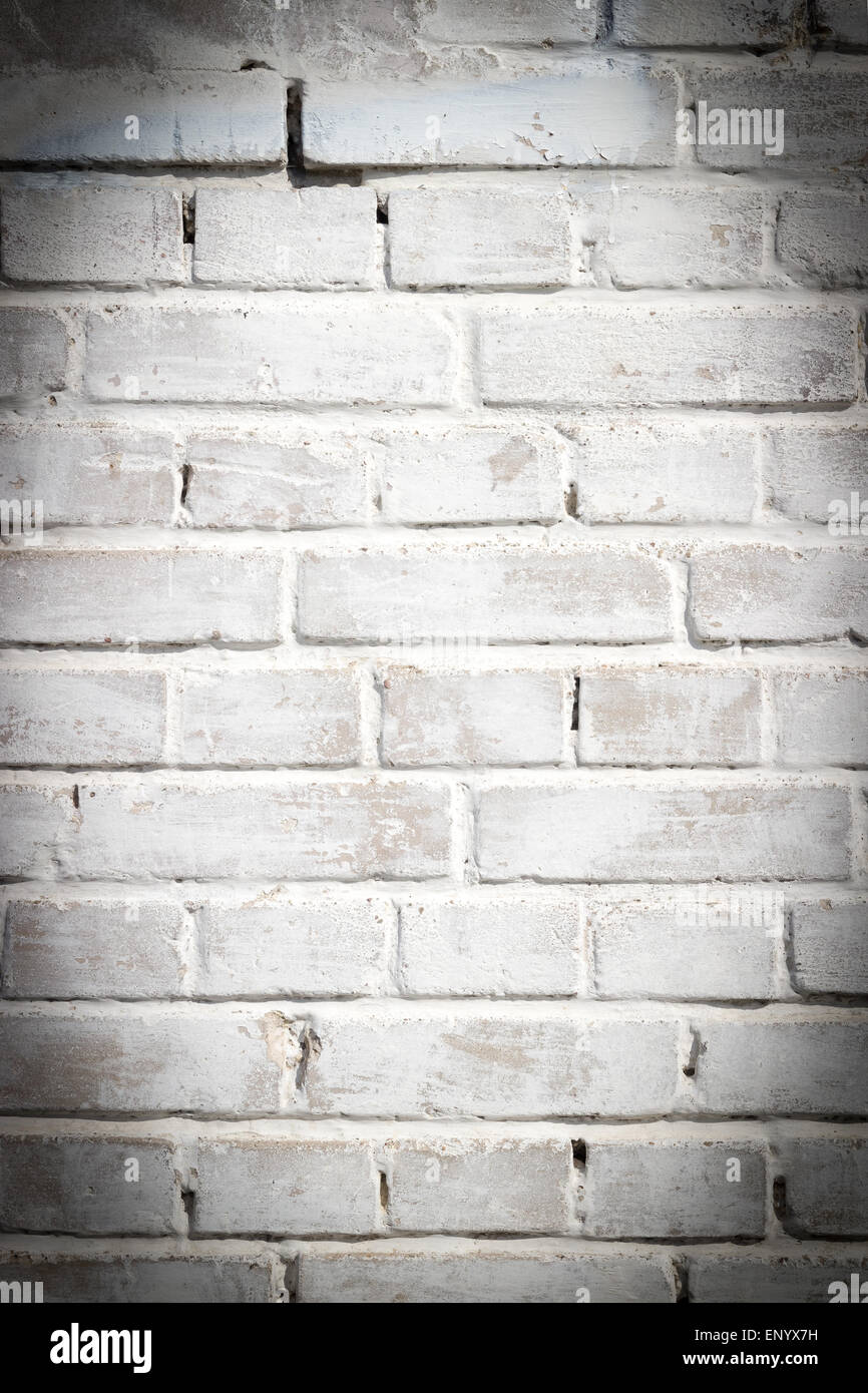 Background texture of a old white brick wall Stock Photo - Alamy