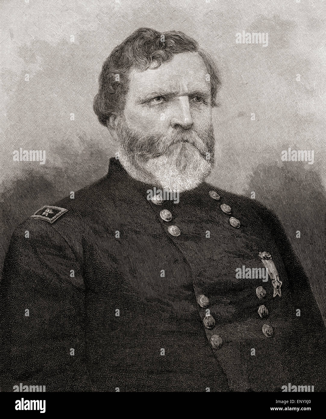 George Henry Thomas, 1816 -1870. Union general during American Civil War Stock Photo - Alamy