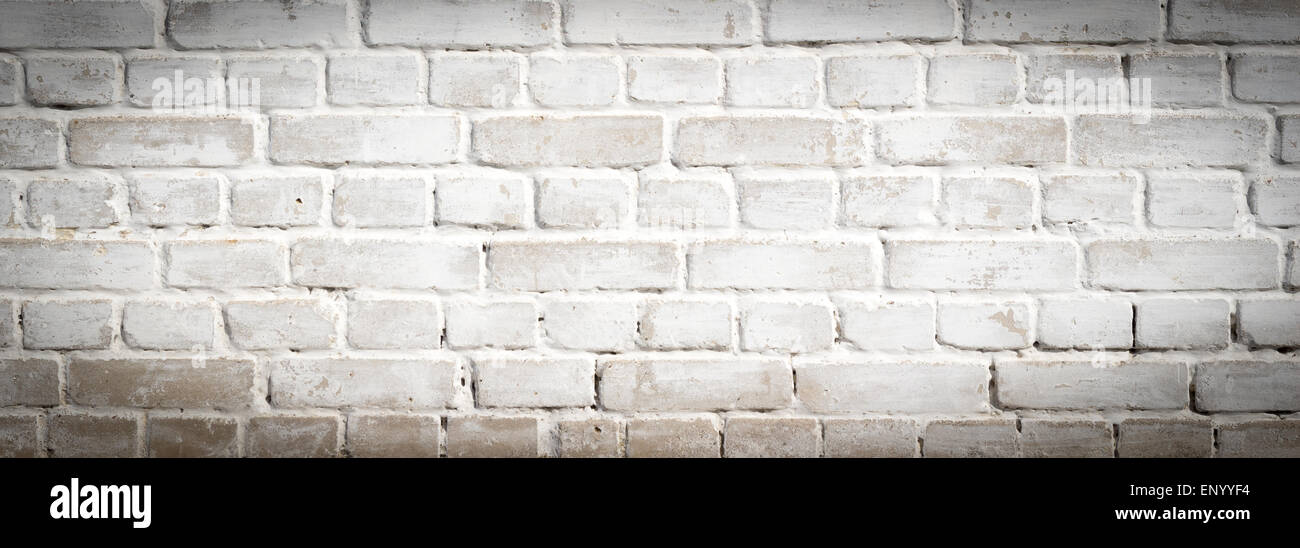 Background texture of a old white brick wall Stock Photo - Alamy