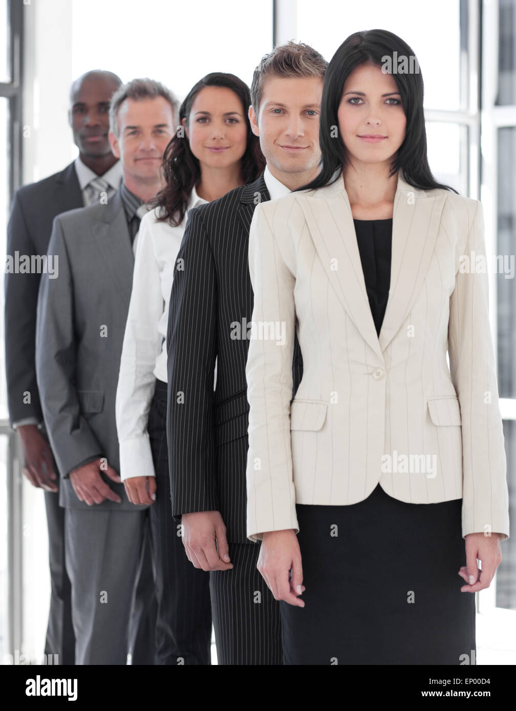 Confident Female Business leader Stock Photo - Alamy