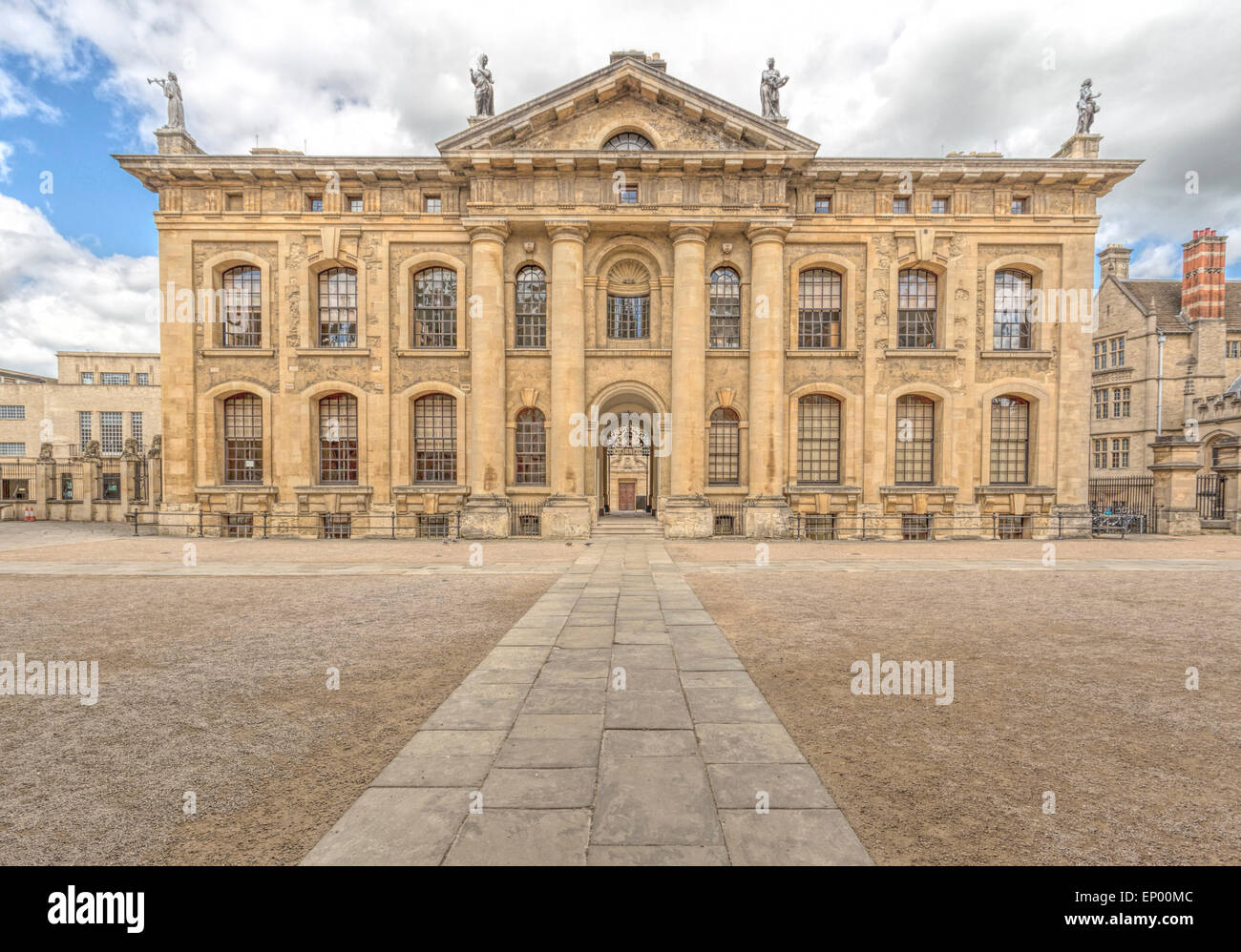 View on the Clarendon Building, an early 18th-century neoclassical ...