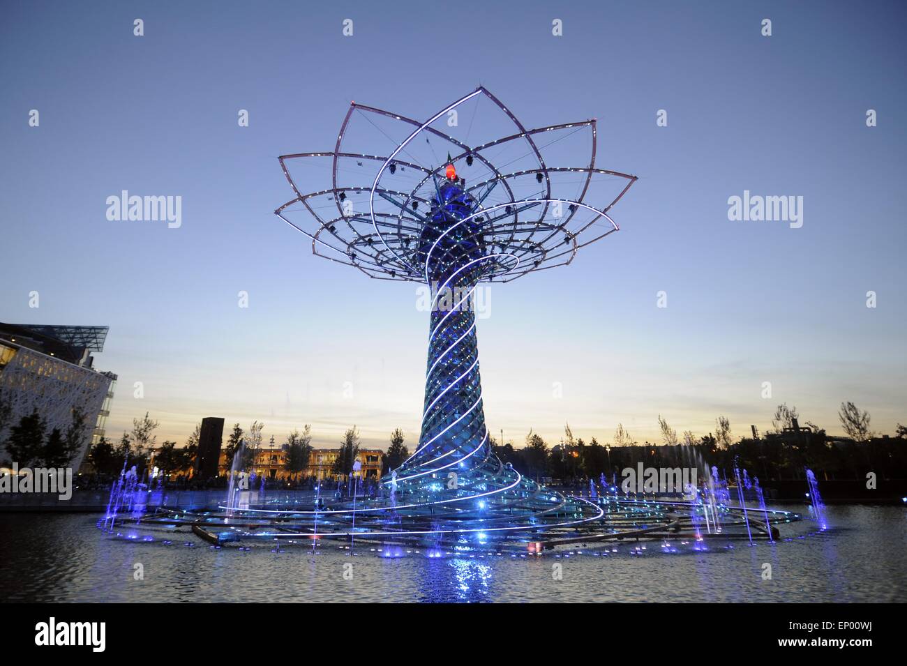 Milan (Italy), World Exhibition Expo 2015, the Tree of Life, symbol of ...