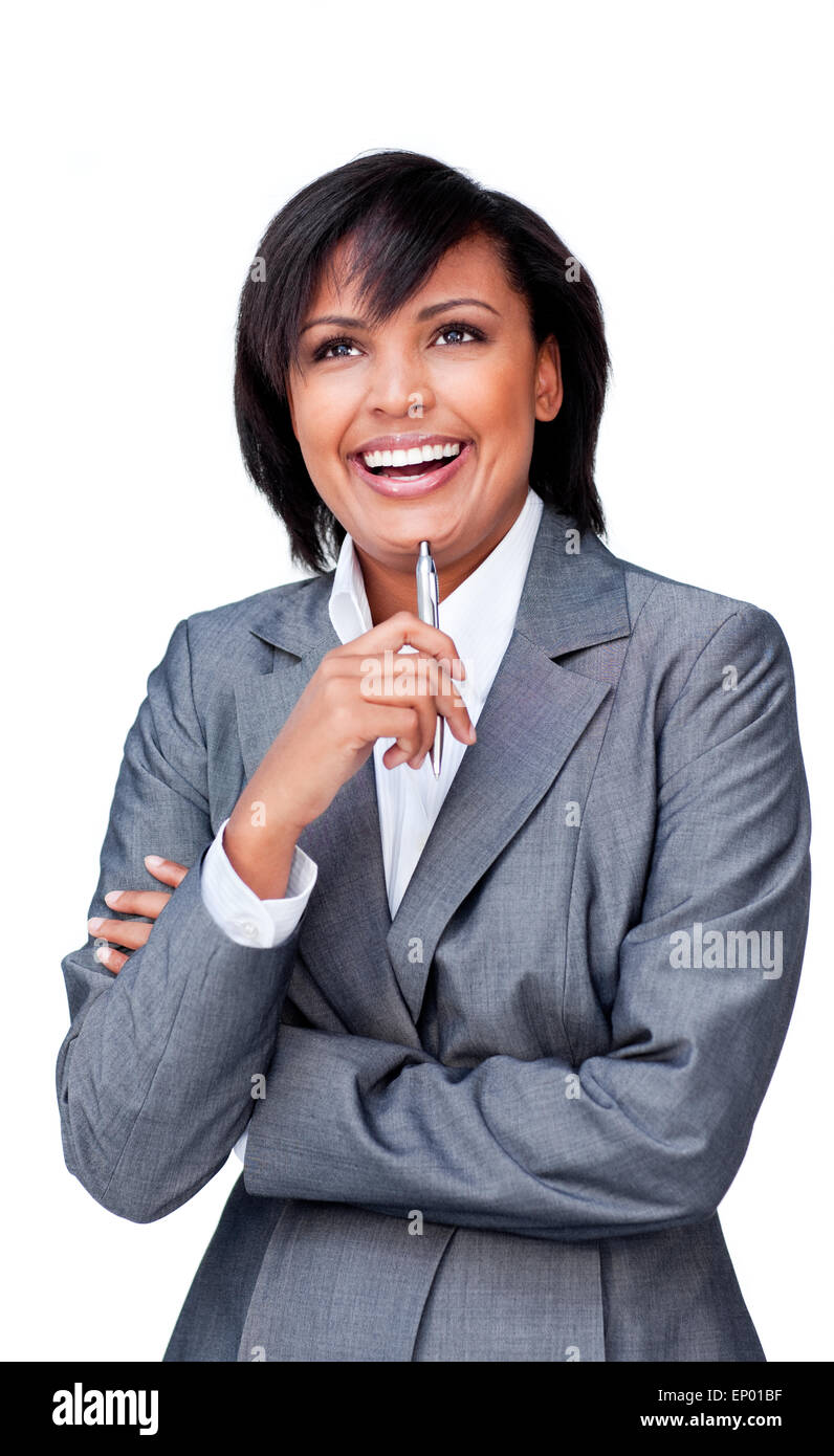 Laughing lady pen hi-res stock photography and images - Alamy