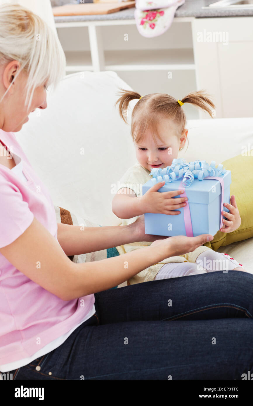Getting a present hi-res stock photography and images - Alamy