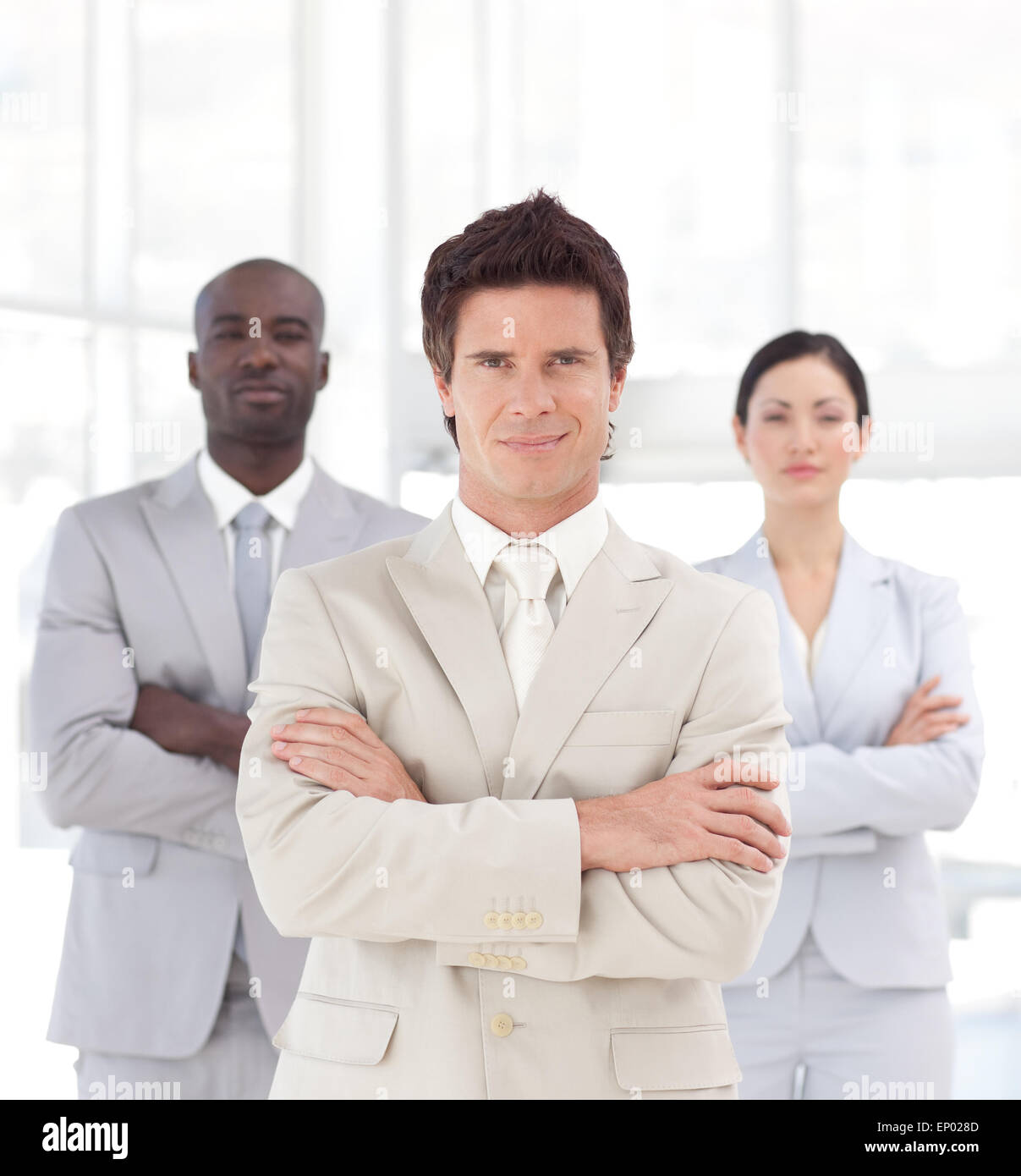 Self assured young manager hi-res stock photography and images - Alamy