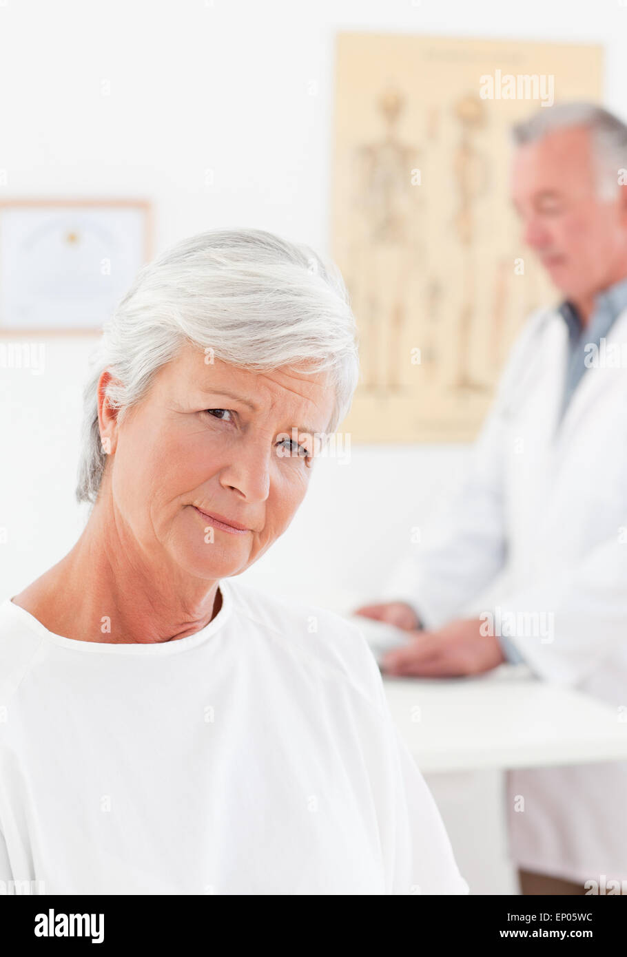 Patient looking at the camera Stock Photo - Alamy