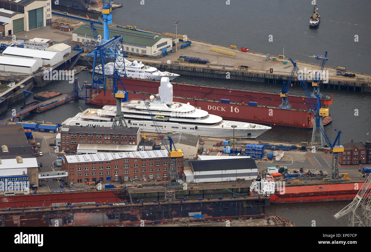Roman Abramovich Yacht Eclipse Blohm High Resolution Stock Photography ...