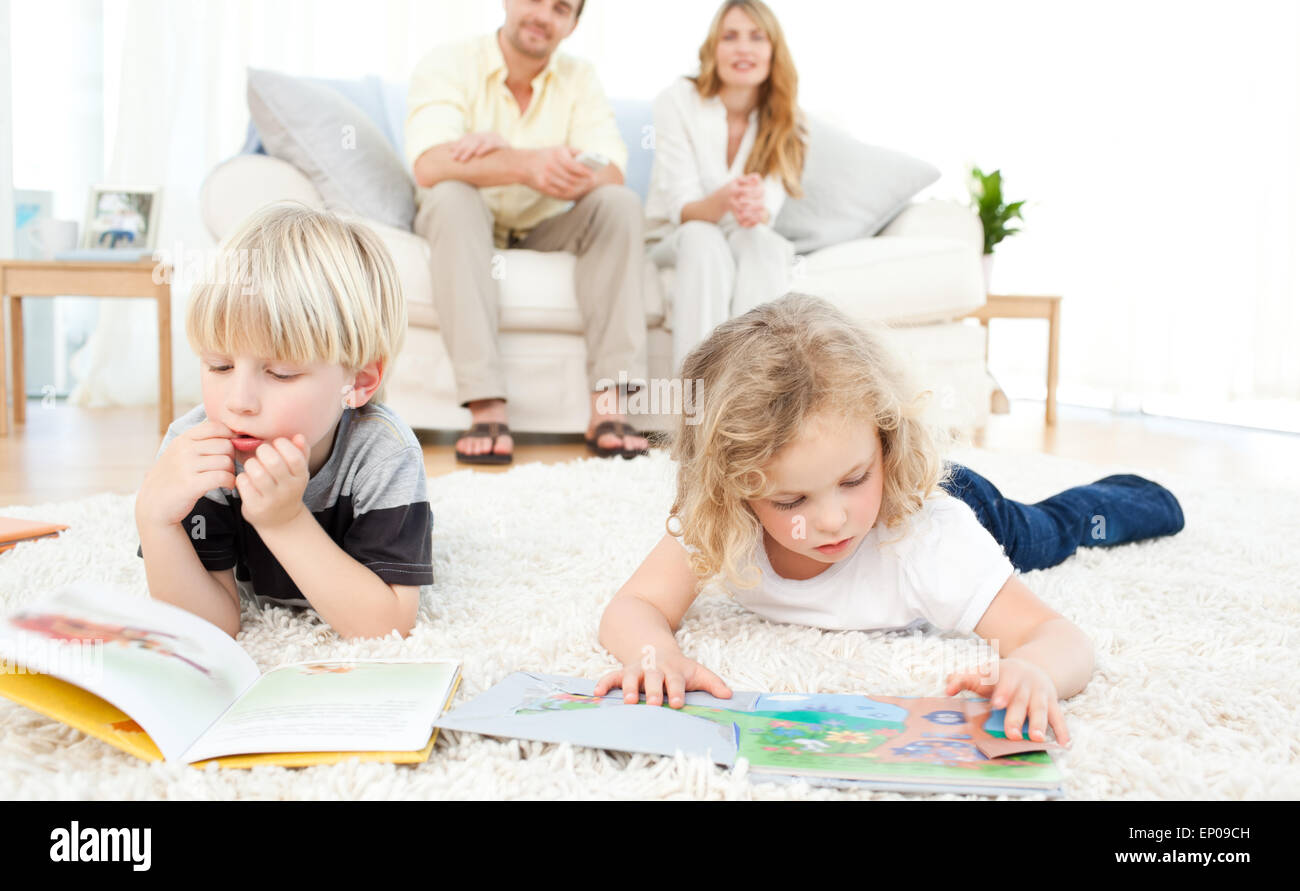 Childrens reading books Stock Photo - Alamy