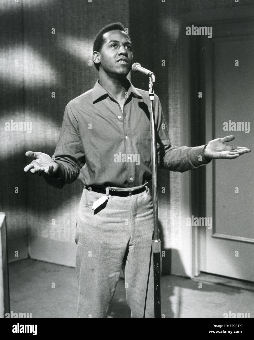 EMILE FORD West Indian pop singer in 1957. Photo Harry Hammond Stock ...