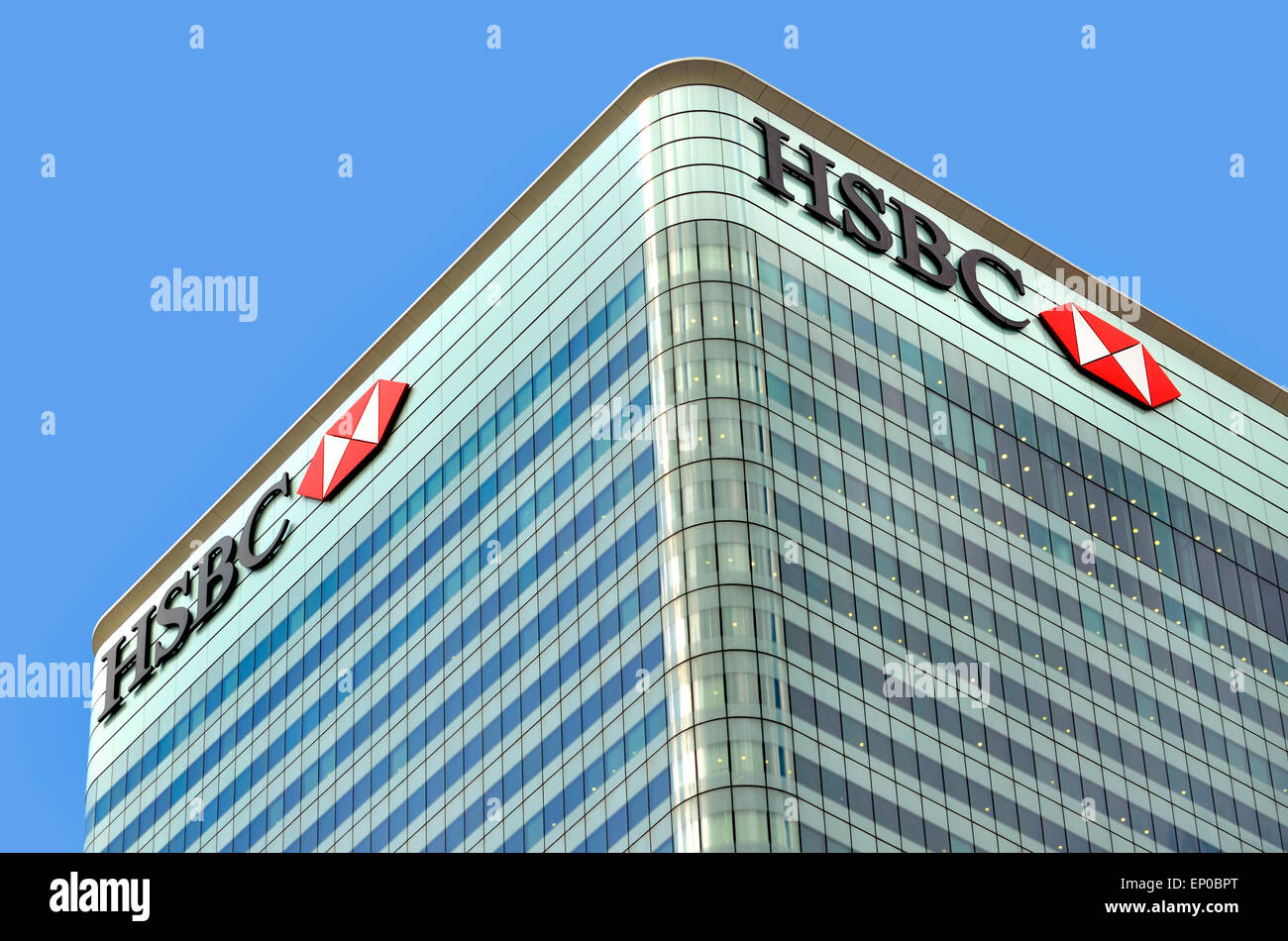 London, England, UK. HSBC Tower in Canada Place, Canary Wharf (2002 ...