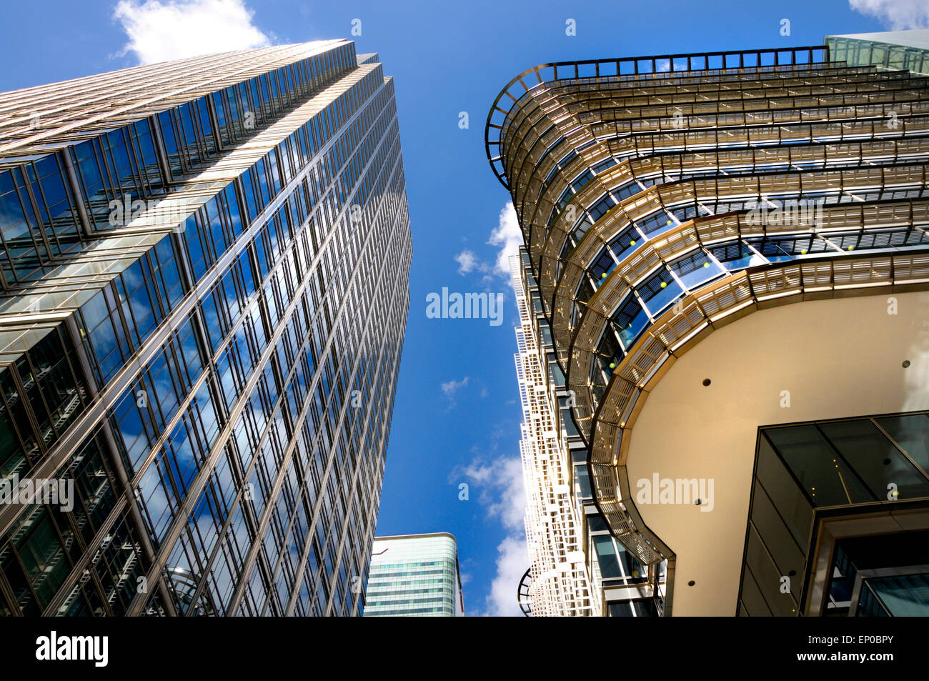 London, England, UK. Office buildings in Canary Wharf Stock Photo - Alamy