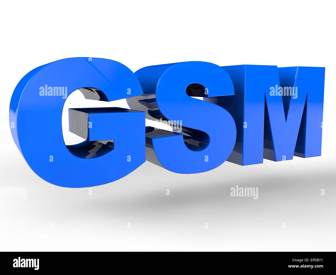 GSM sign over white Background Stock Photo - Alamy