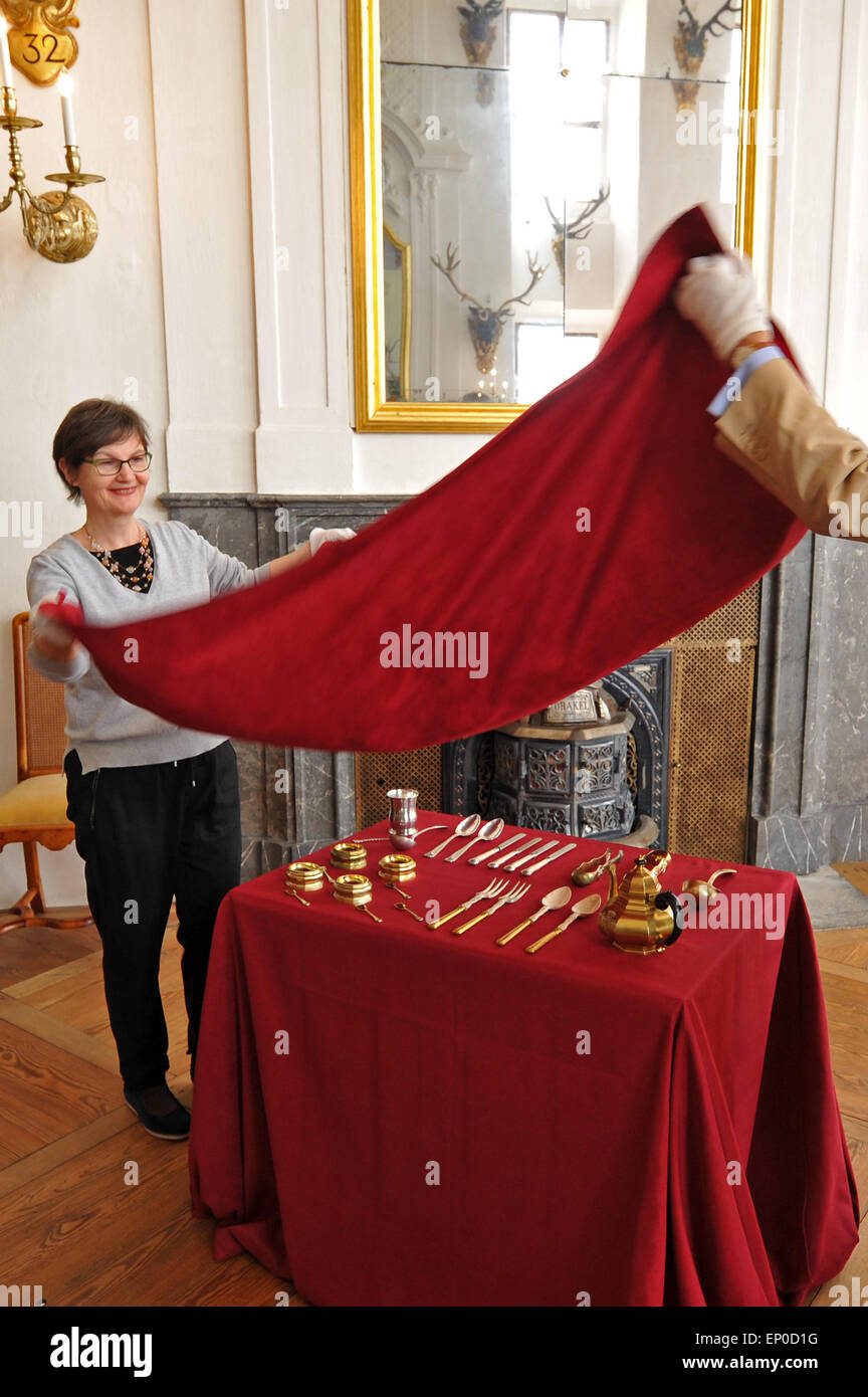 Moritzburg, Germany. 08th May, 2015. Ingrid Moebius, director of ...